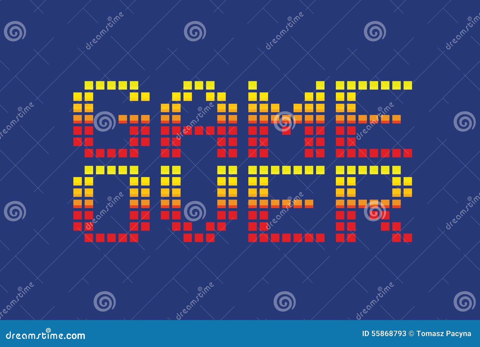 Vector Pixel Art Style Game Over Message Stock Vector - Illustration of ... Vector Pixel Art Style Game Over Message Stock Vector - Illustration of ...