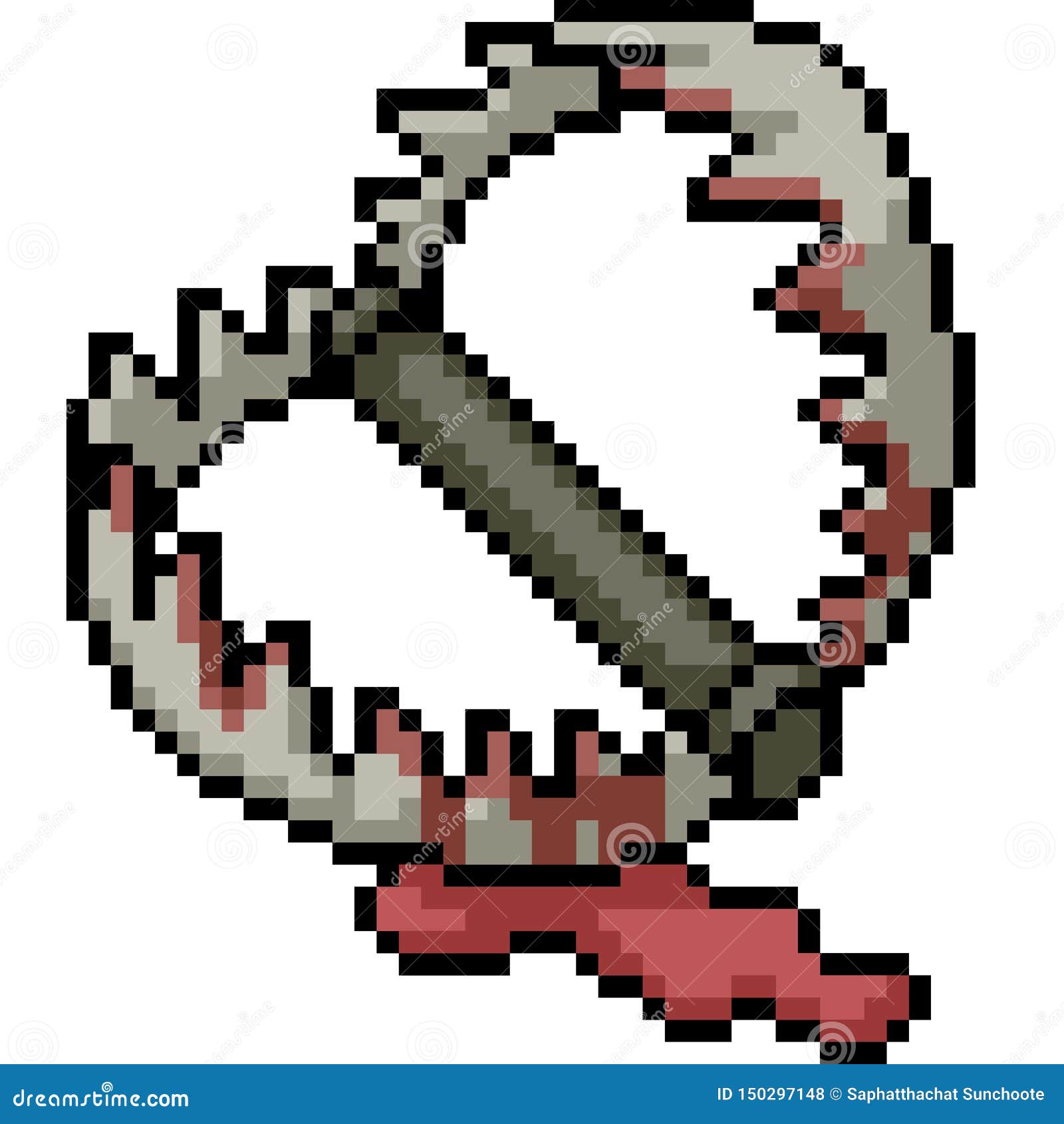 Vector pixel art trap stock vector. Illustration of background - 150297148