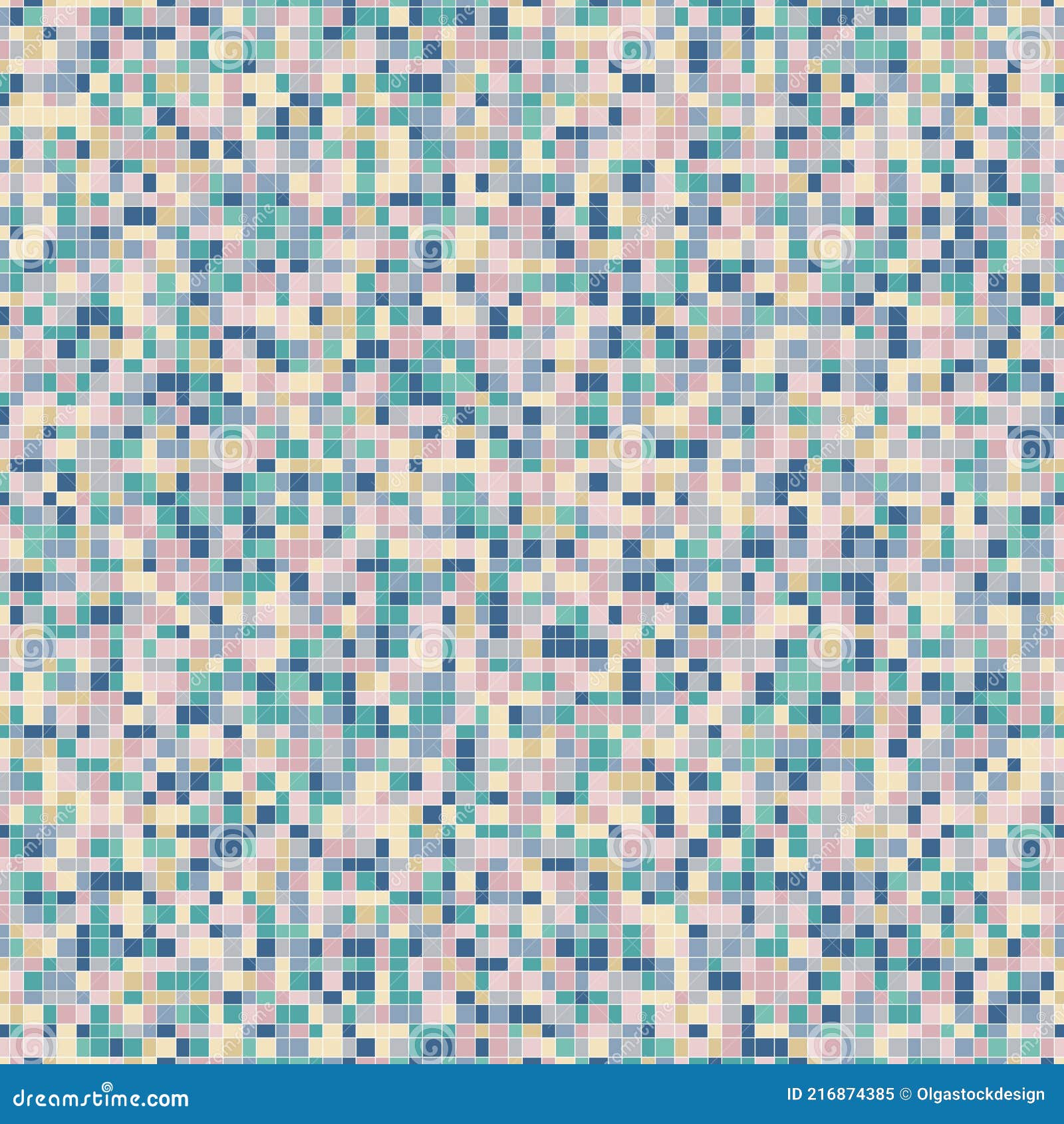 Vector Pixel Background Texture. Abstract Seamless Pattern with ...