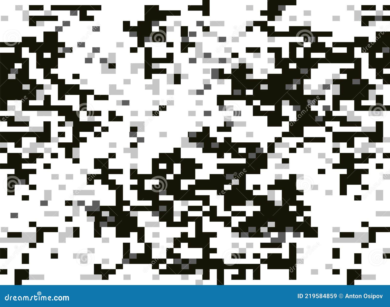 Vector Pixel Camouflage Pattern for Clothing Design. Trendy Camouflage ...