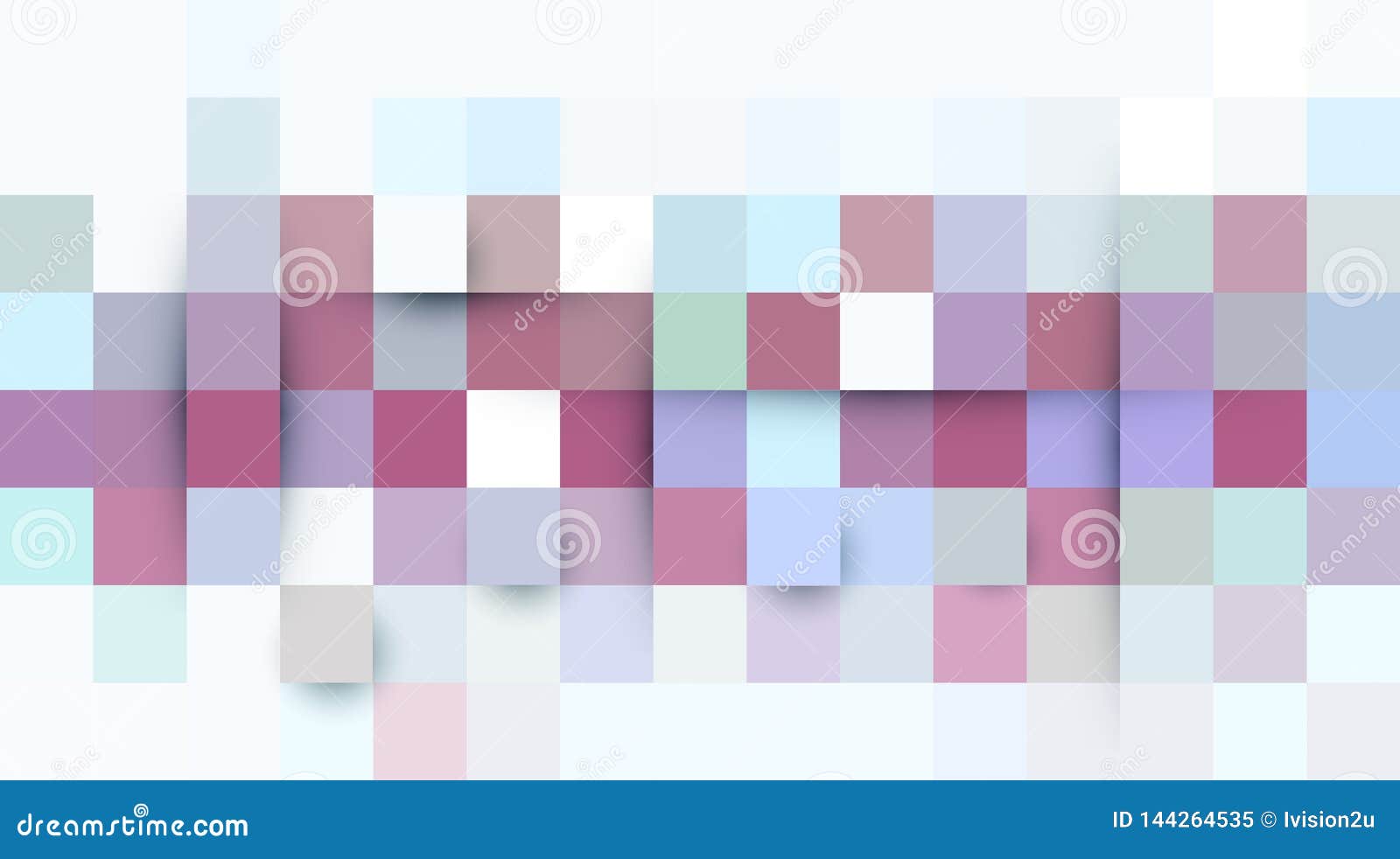 Vector Pixel, Mosaic, Grid Square Color Background. Illustration ...