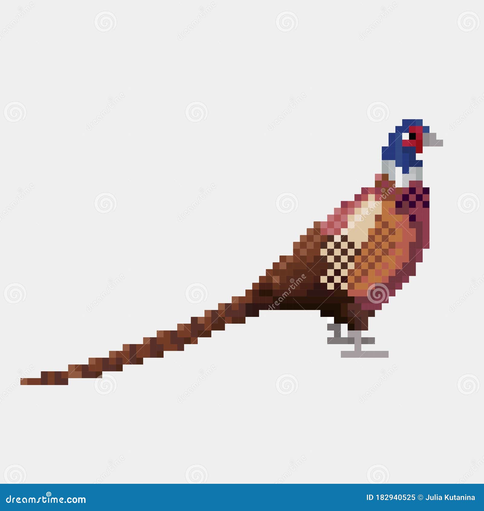 Silhouette Of Pheasant Cartoon Vector | CartoonDealer.com #136565901