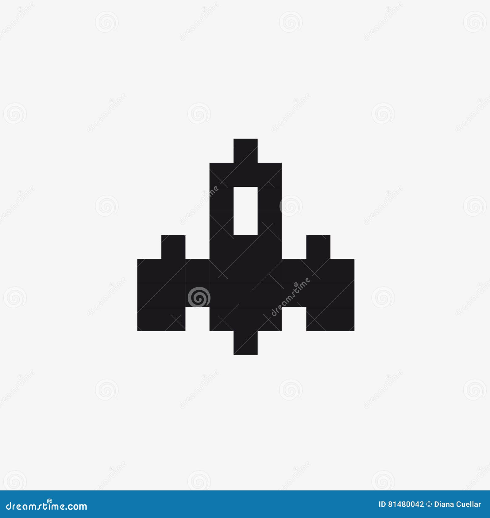 Pixel Art Ship Logo Icon Vector | CartoonDealer.com #128600647