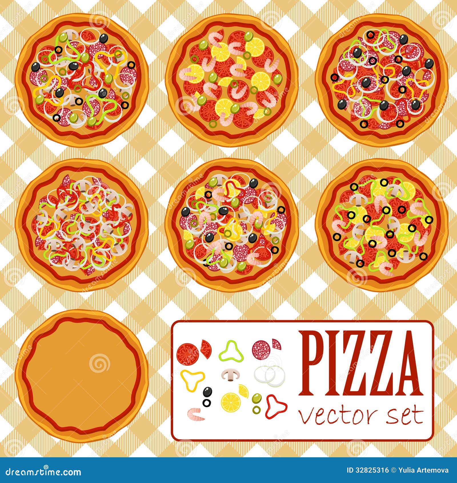 Vector Pizza Slice Drawing. Hand Drawn Pizza Illustration. Great For ...