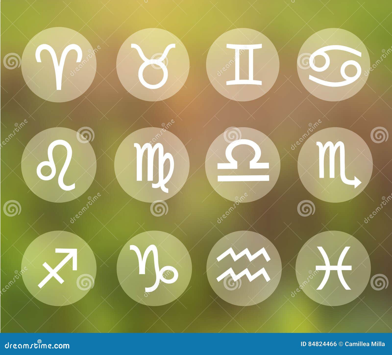 Vector Planet Astrological, Astronomical Symbols Set Illustration Stock ...