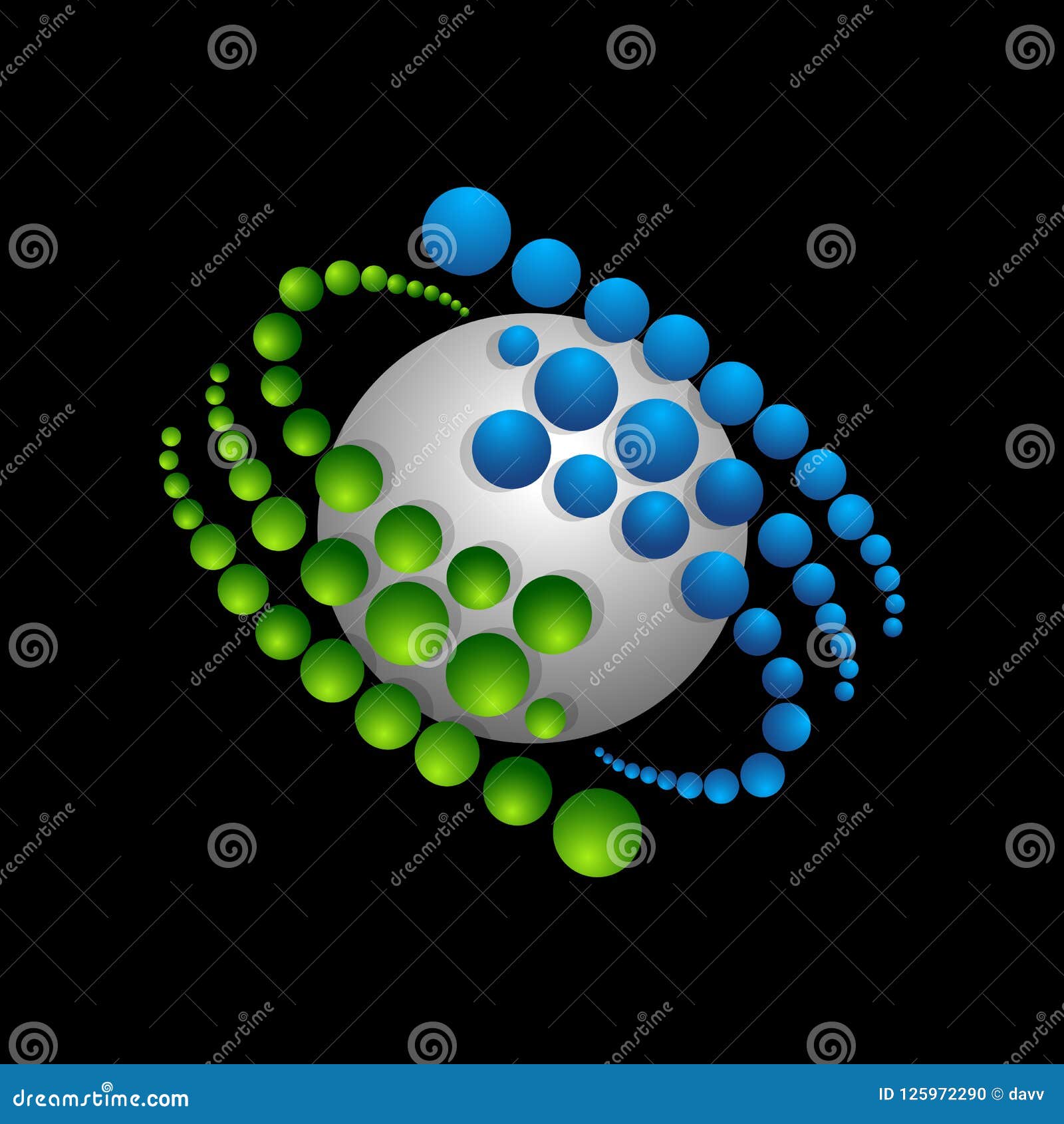 Vector Planet and Orbit Logo Abstract Vector Design Stock Vector ...