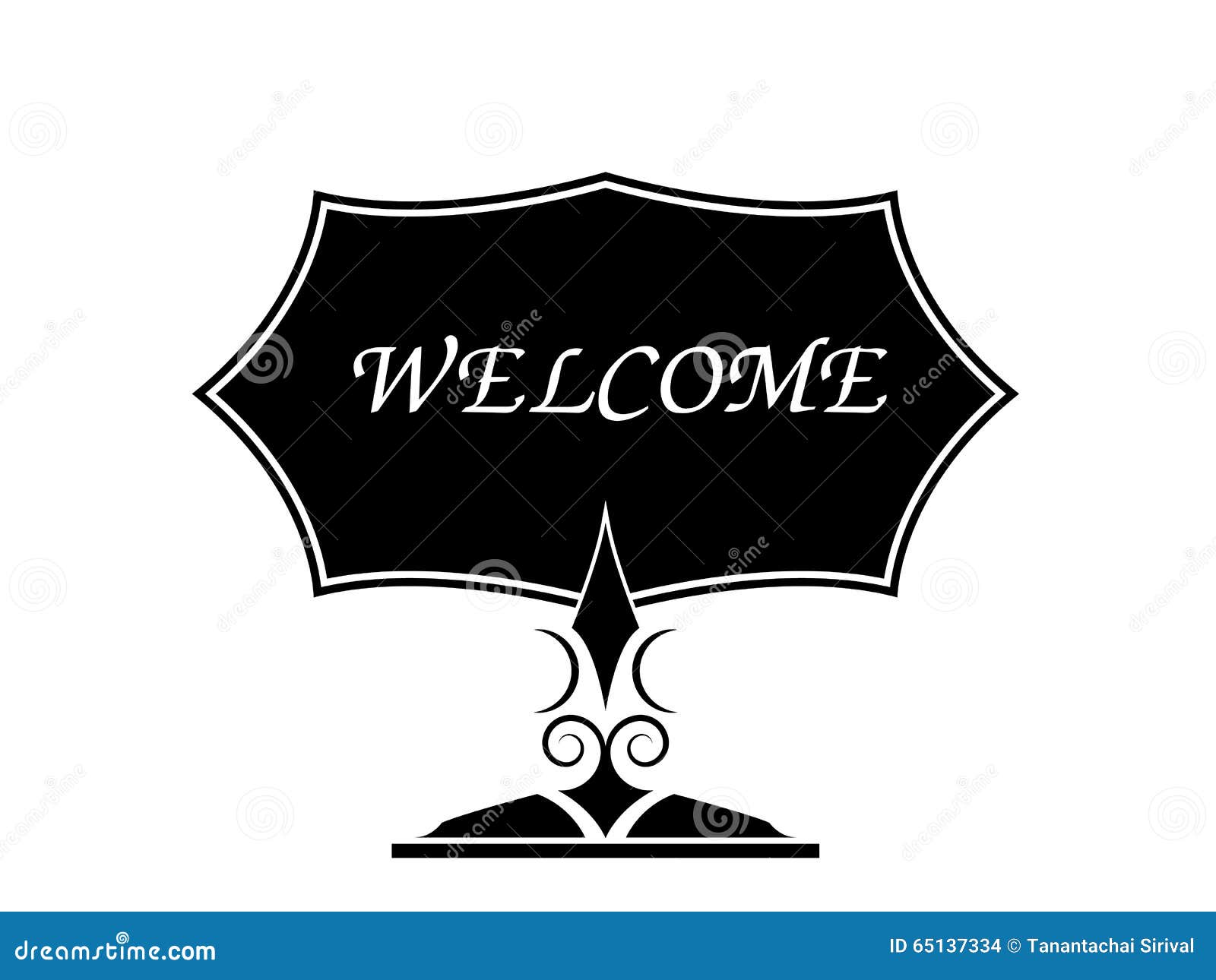 Vector plaque frame stock vector. Illustration of design - 65137334