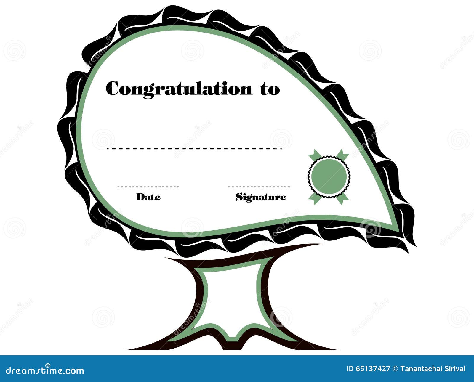 Vector plaque frame stock vector. Illustration of hair - 65137427