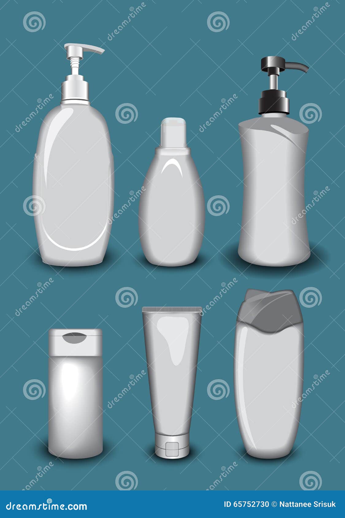 Vector Plastic Containers Set Design Stock Vector - Illustration of ...