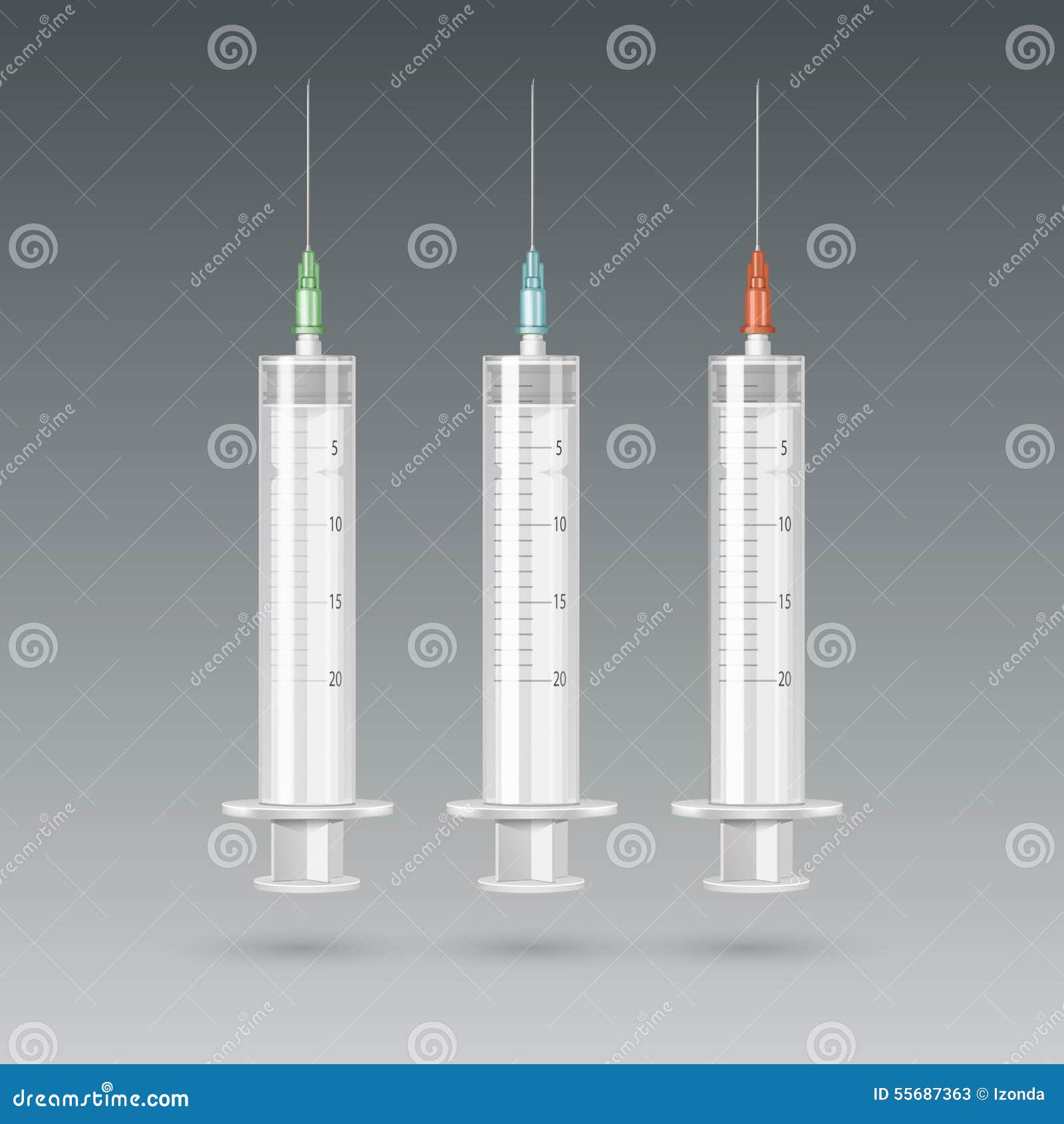 Vector Plastic Medical Syringe Stock Vector - Illustration of illness ...