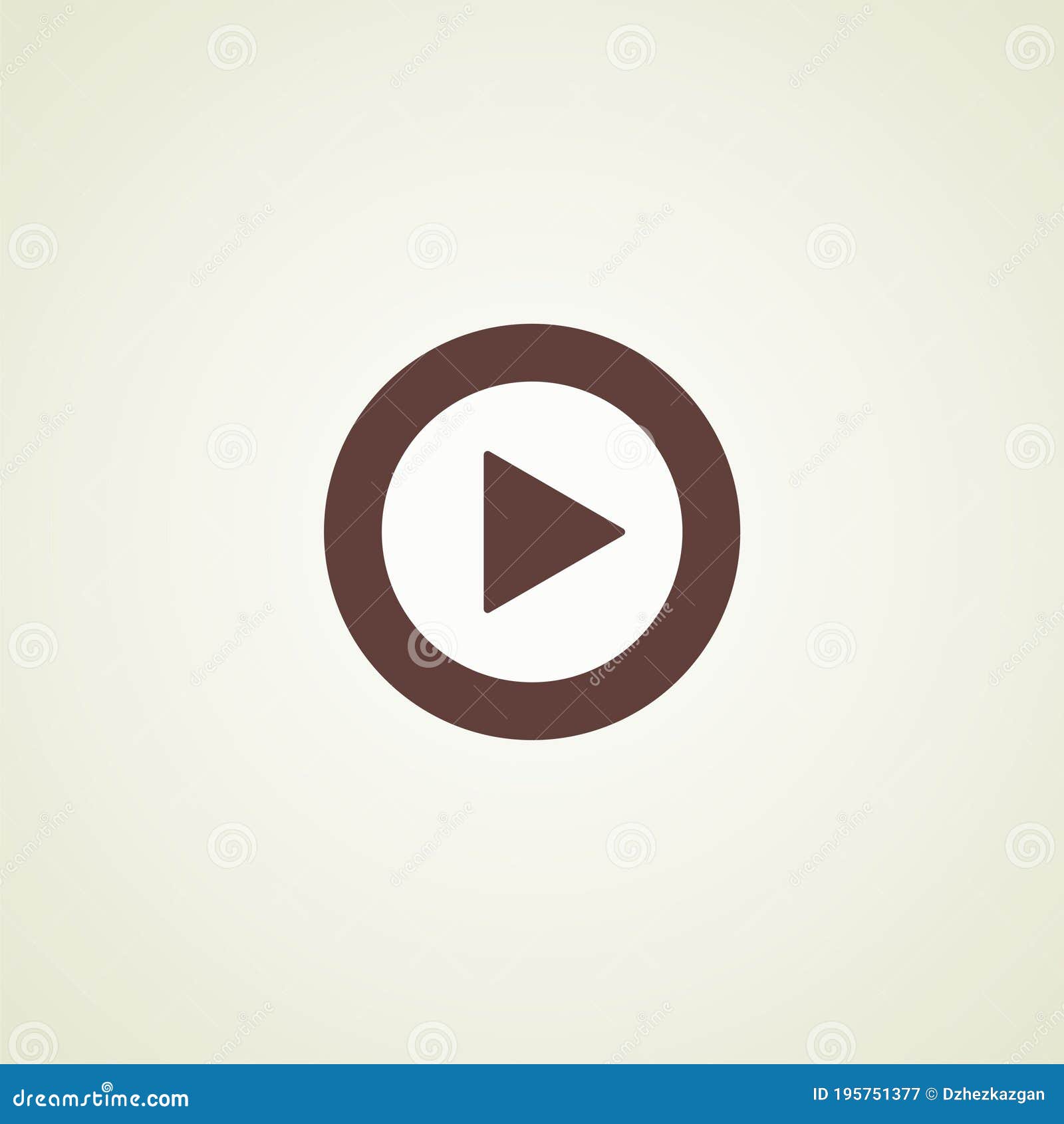 Vector Play Button Icon. for Business. for Movement / Web. Abstract ...