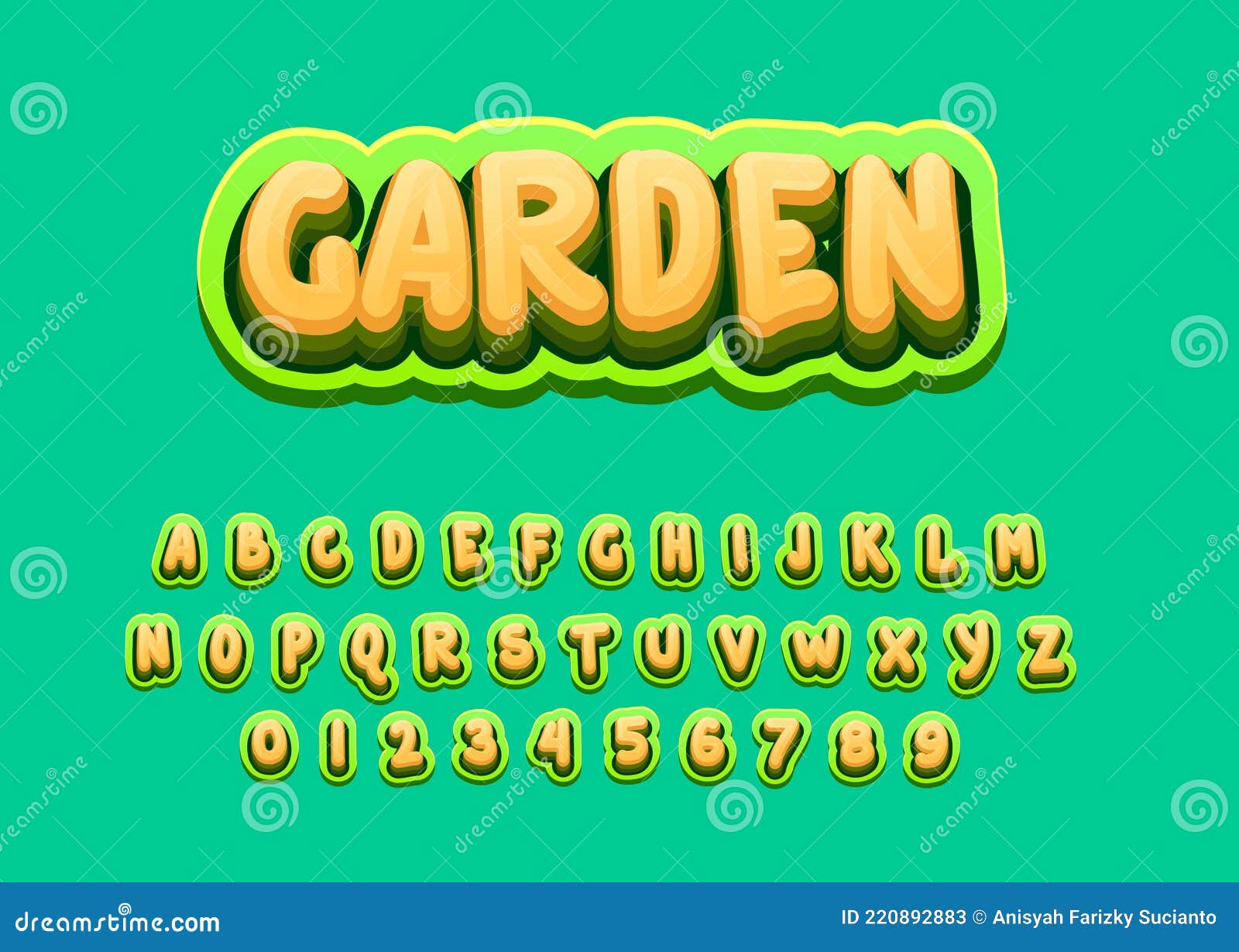 Vector Playful Text Effect, Funny Font Template with Comic Look Style ...