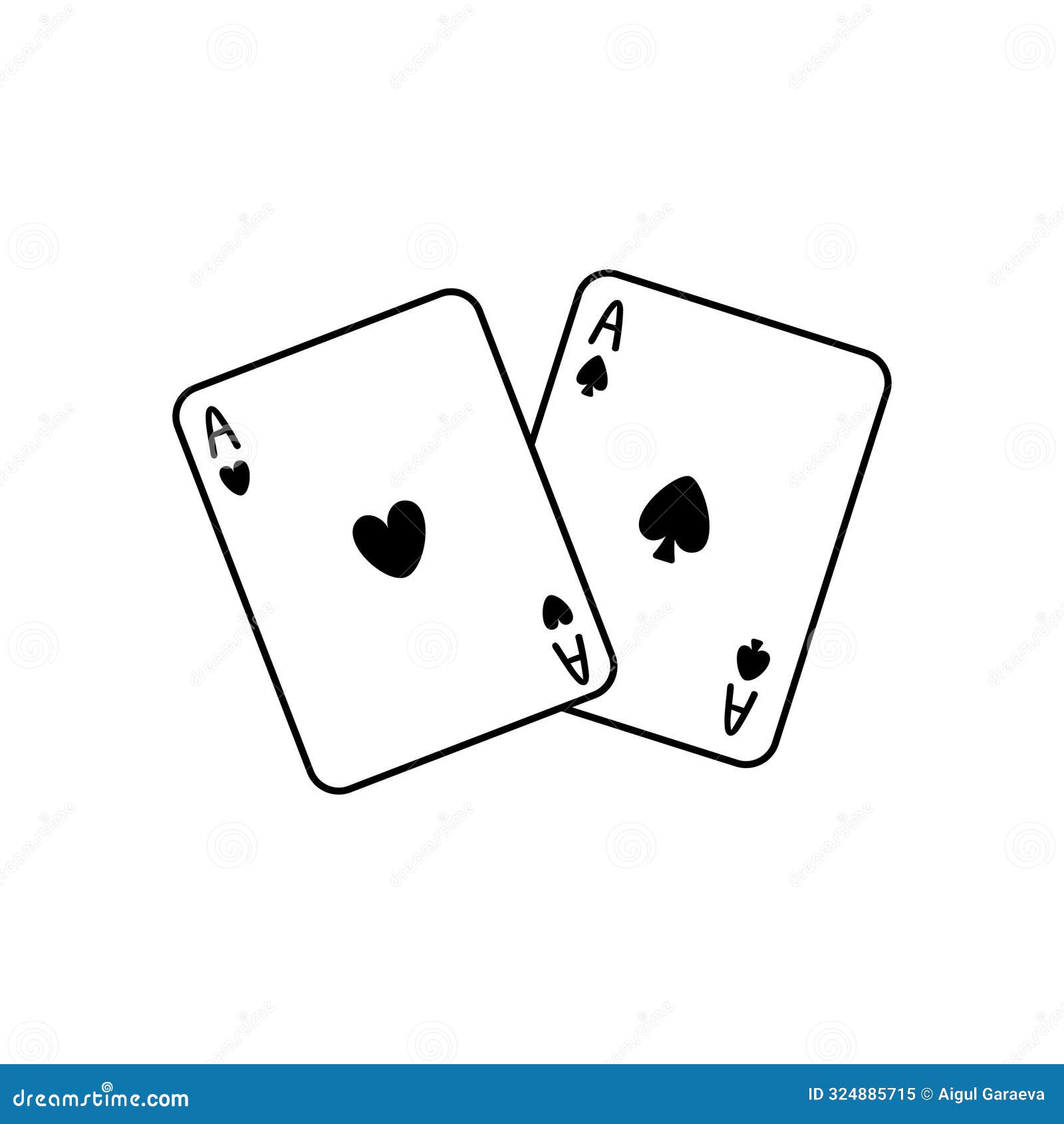 Vector playing cards stock illustration. Illustration of hand - 324885715