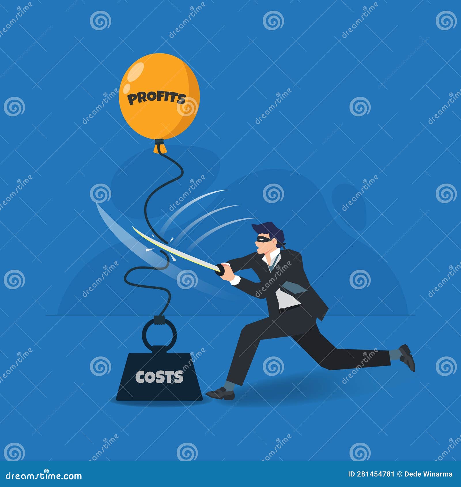 Man Carry The Costs Icon. Detailed Set Of Finance, Banking And Profit ...