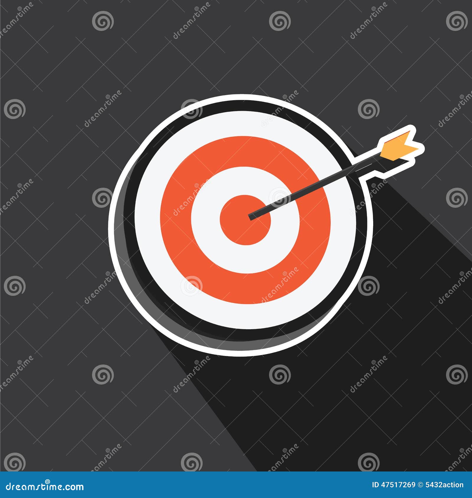 Vector of Point of target stock illustration. Illustration of marketing ...