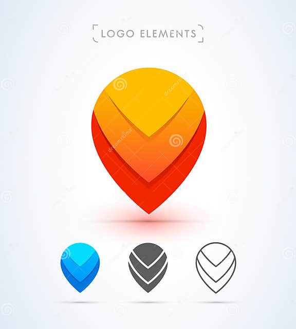 Vector pointer logo stock vector. Illustration of pointer - 91530294