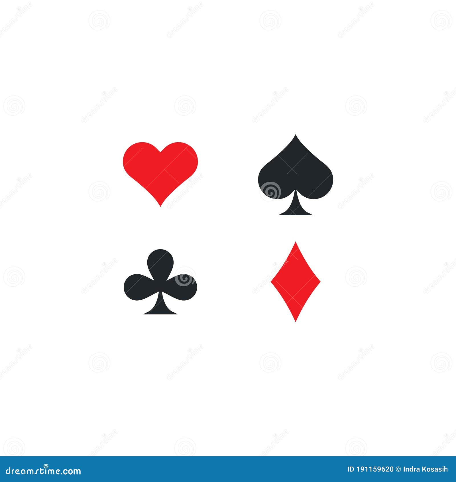 Vector of Poker Card Symbol Icon Illustration Stock Vector ...