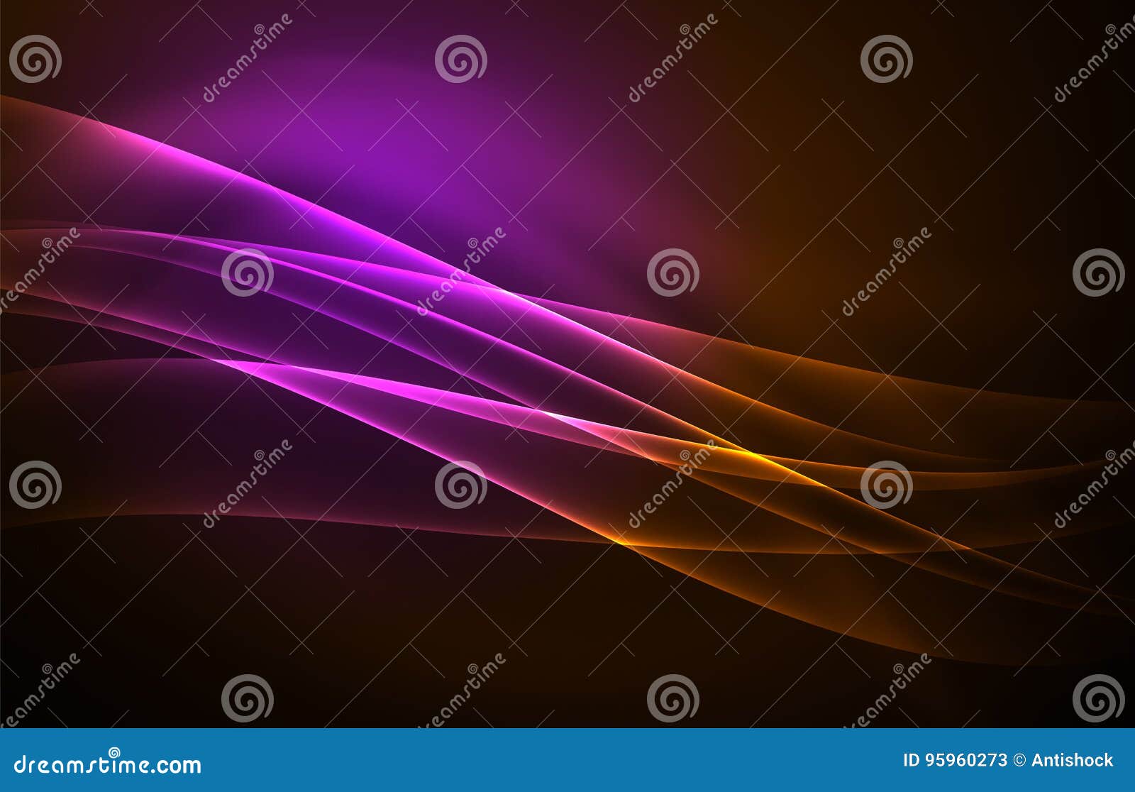 Vector Polar Lights Concept Background Stock Vector - Illustration of ...