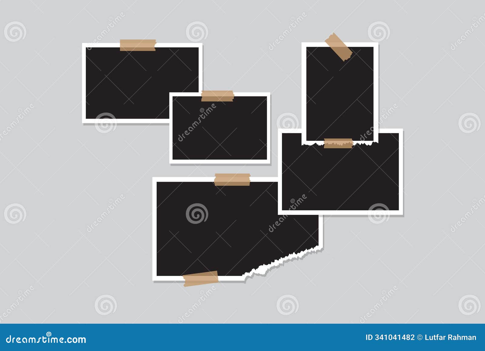 Vector Polaroid Frames Realistic Photo Templates Stock Vector ...