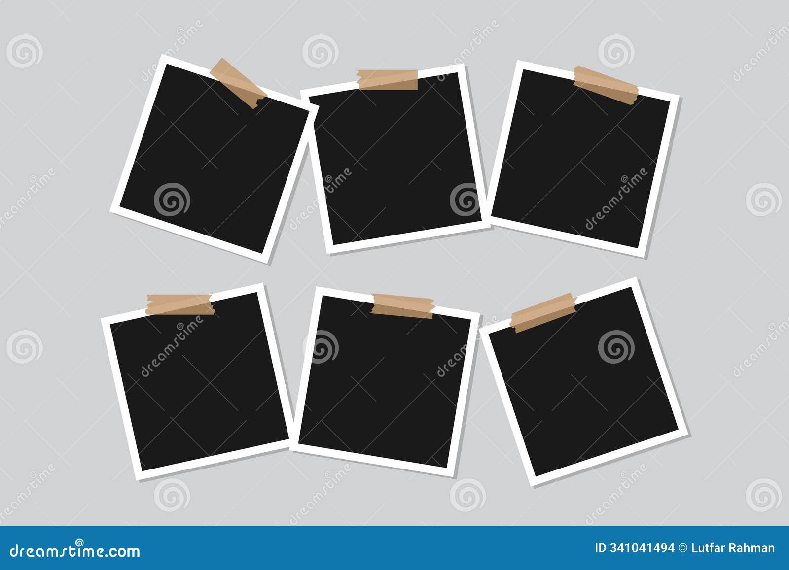 Vector Polaroid Frames Realistic Photo Templates Stock Vector ...
