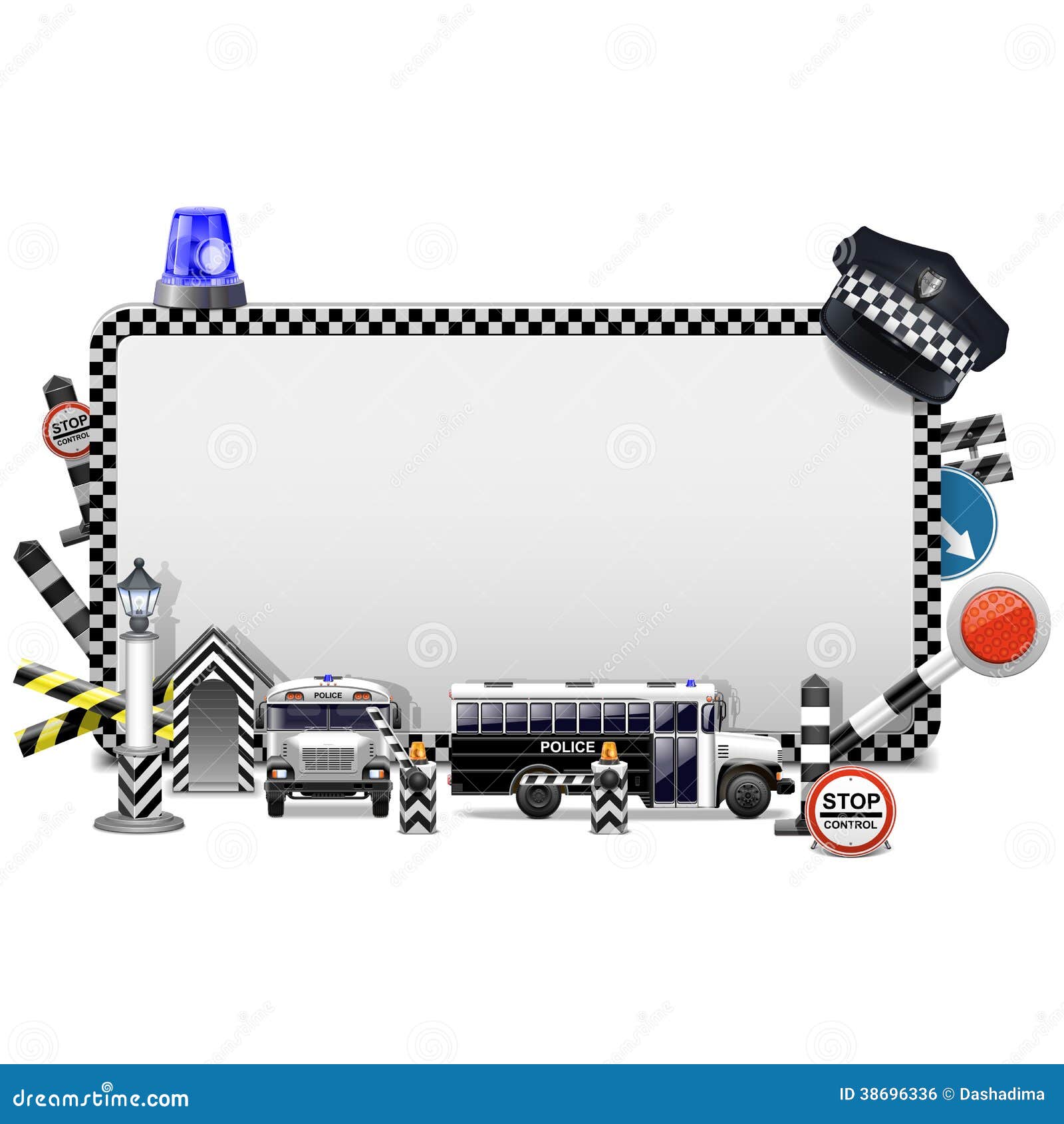 Vector Police Security And Crime Icons Set. Infographics Elements. Web ...