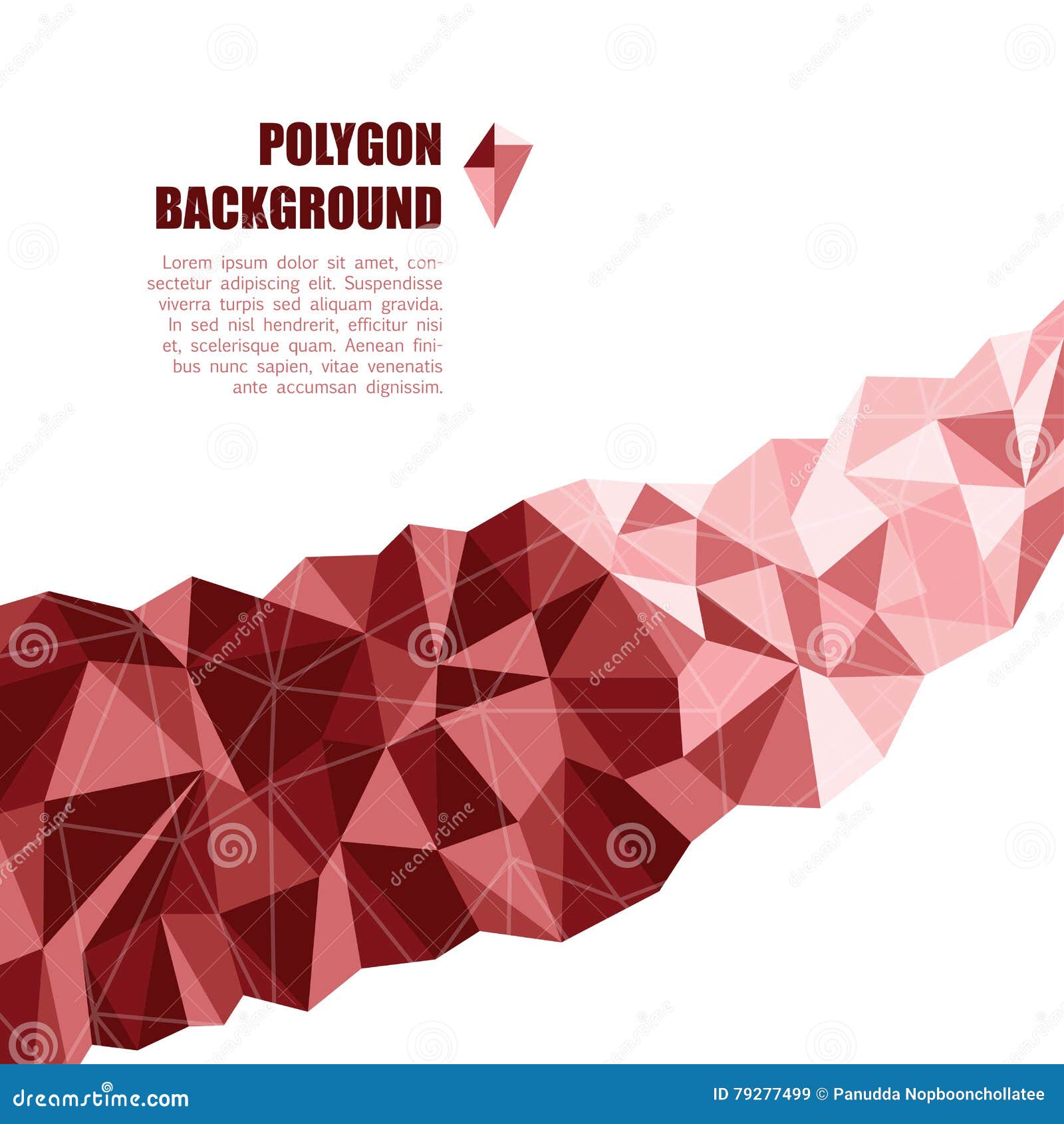 Vector Polygon Abstract Background Stock Vector - Illustration of ...