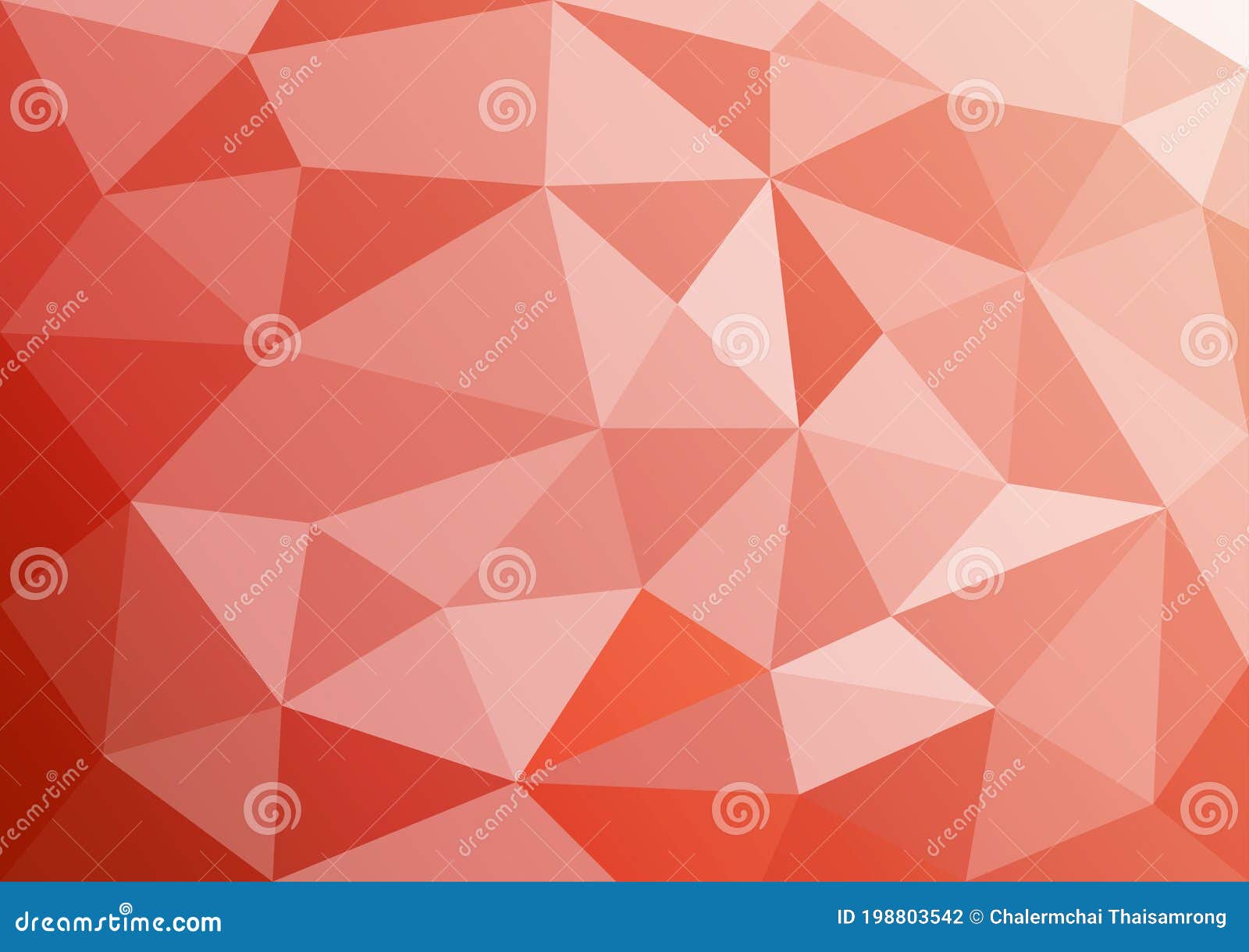 Vector Polygon Abstract Red, a Triangular Shape, with a Black ...