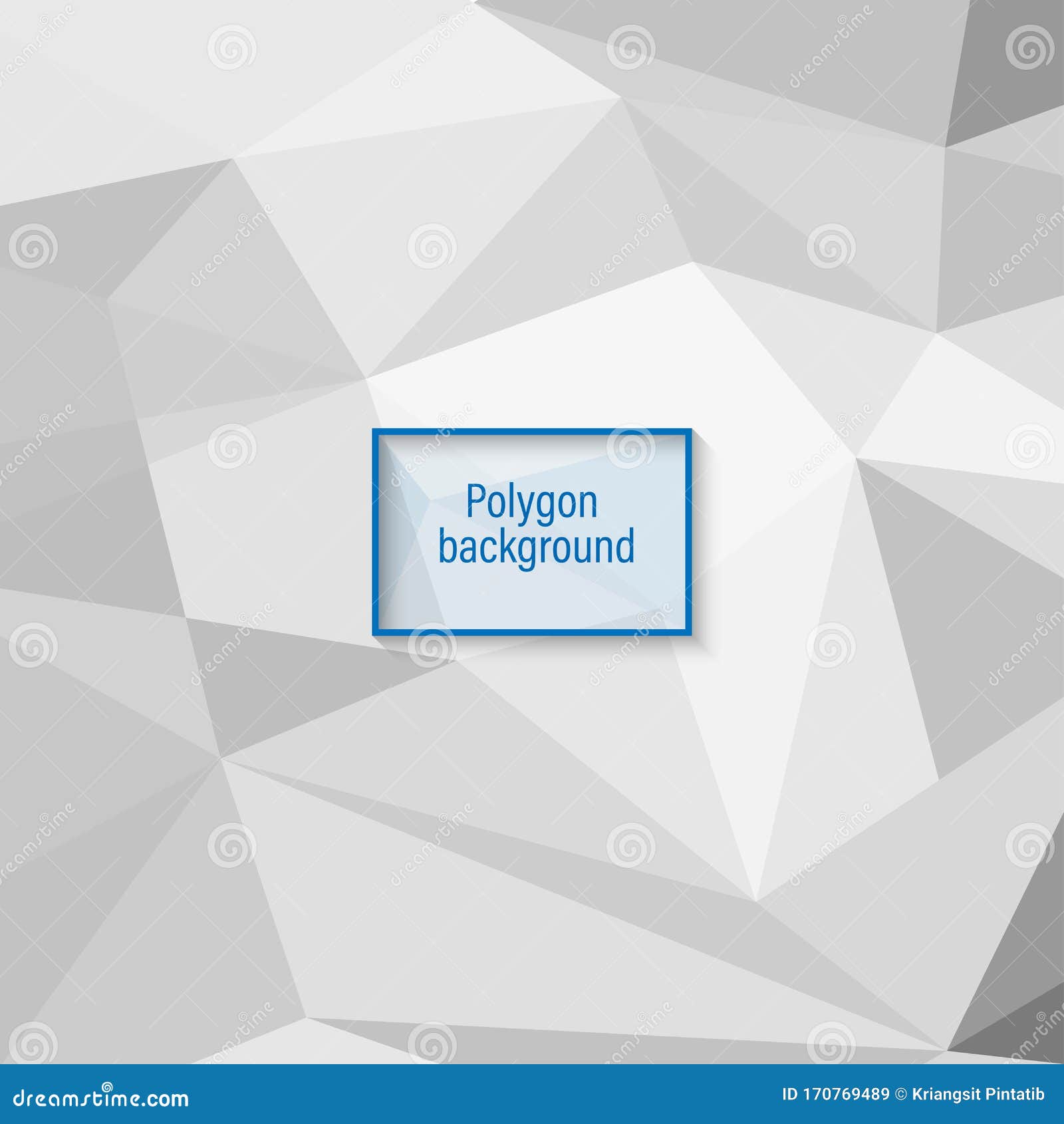 Polygon Background Geometric Abstract Shape, White and Gray Texture ...