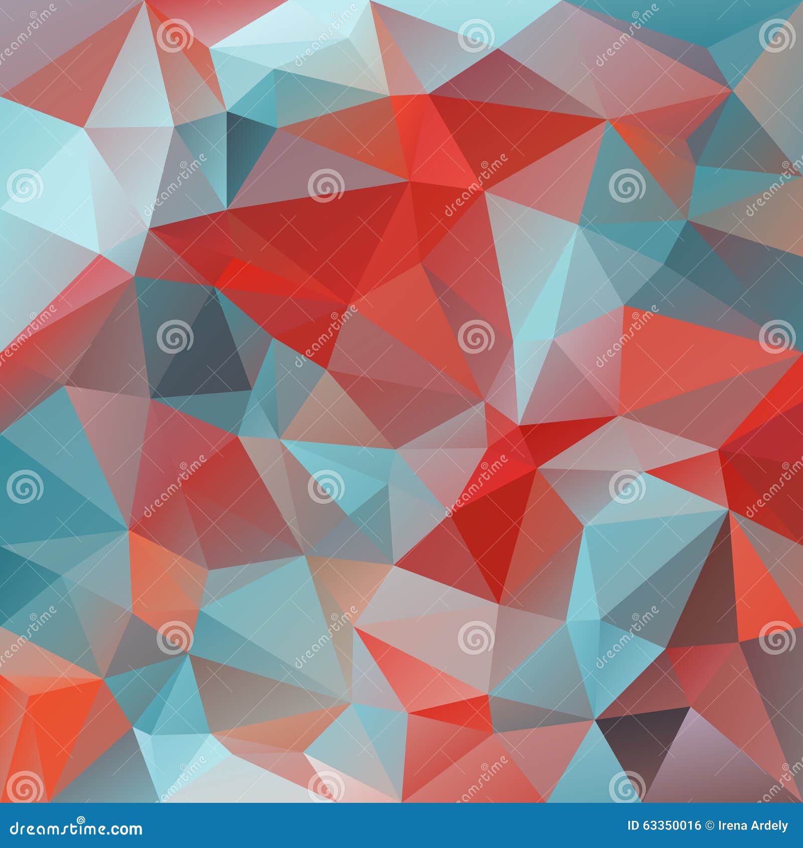 Vector Polygon Background With Irregular Tessellations Pattern