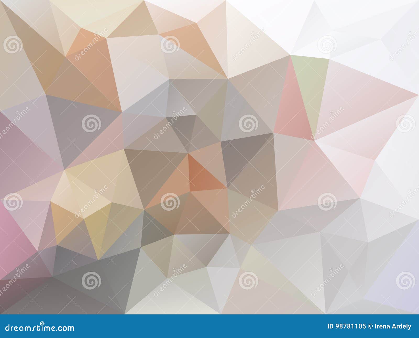 Vector Polygon Background with a Triangle Pattern in Light Pastel Gray ...