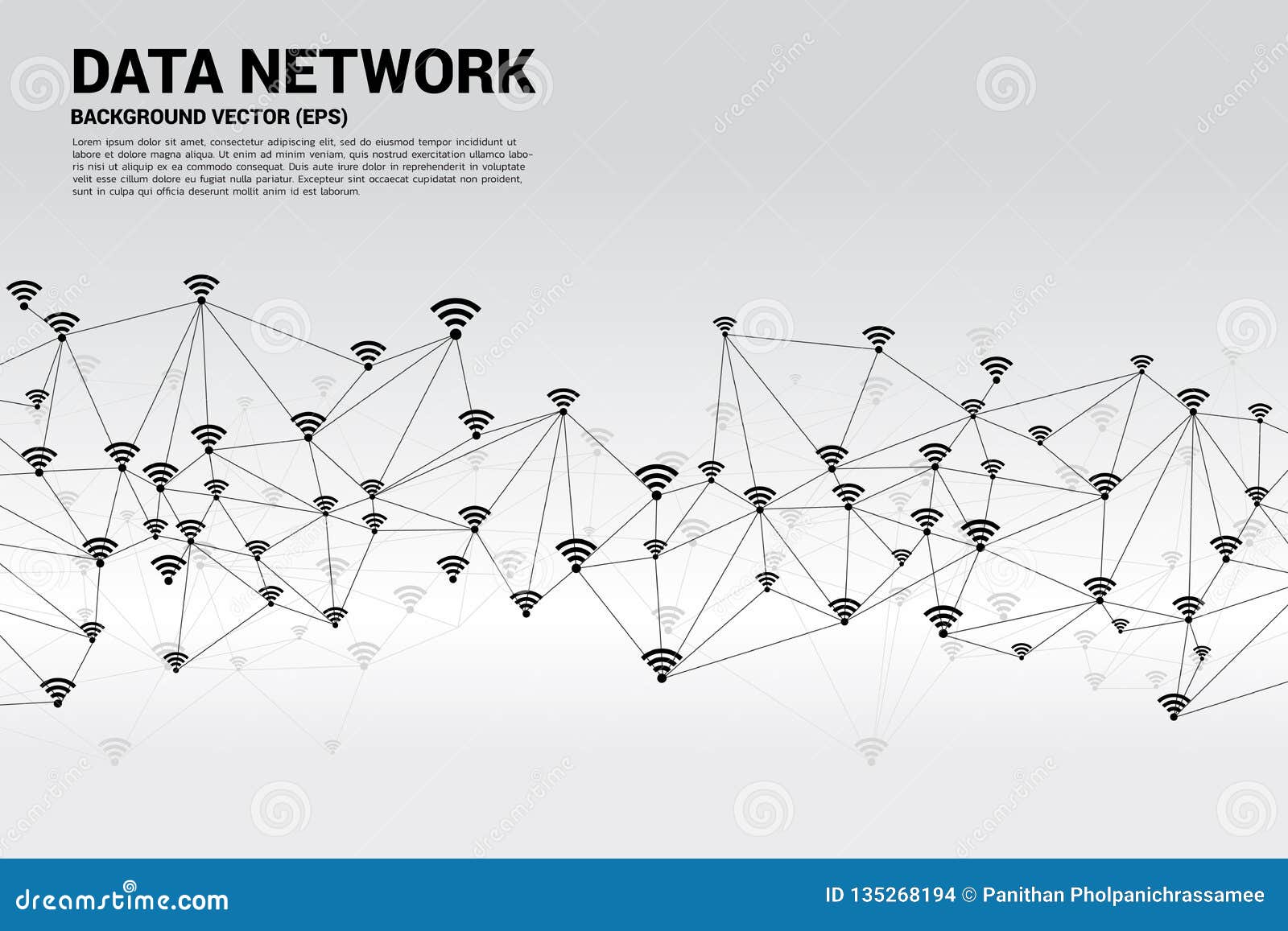 Vector Polygon Line Connect Mobile Data Icon Signage. Stock ...