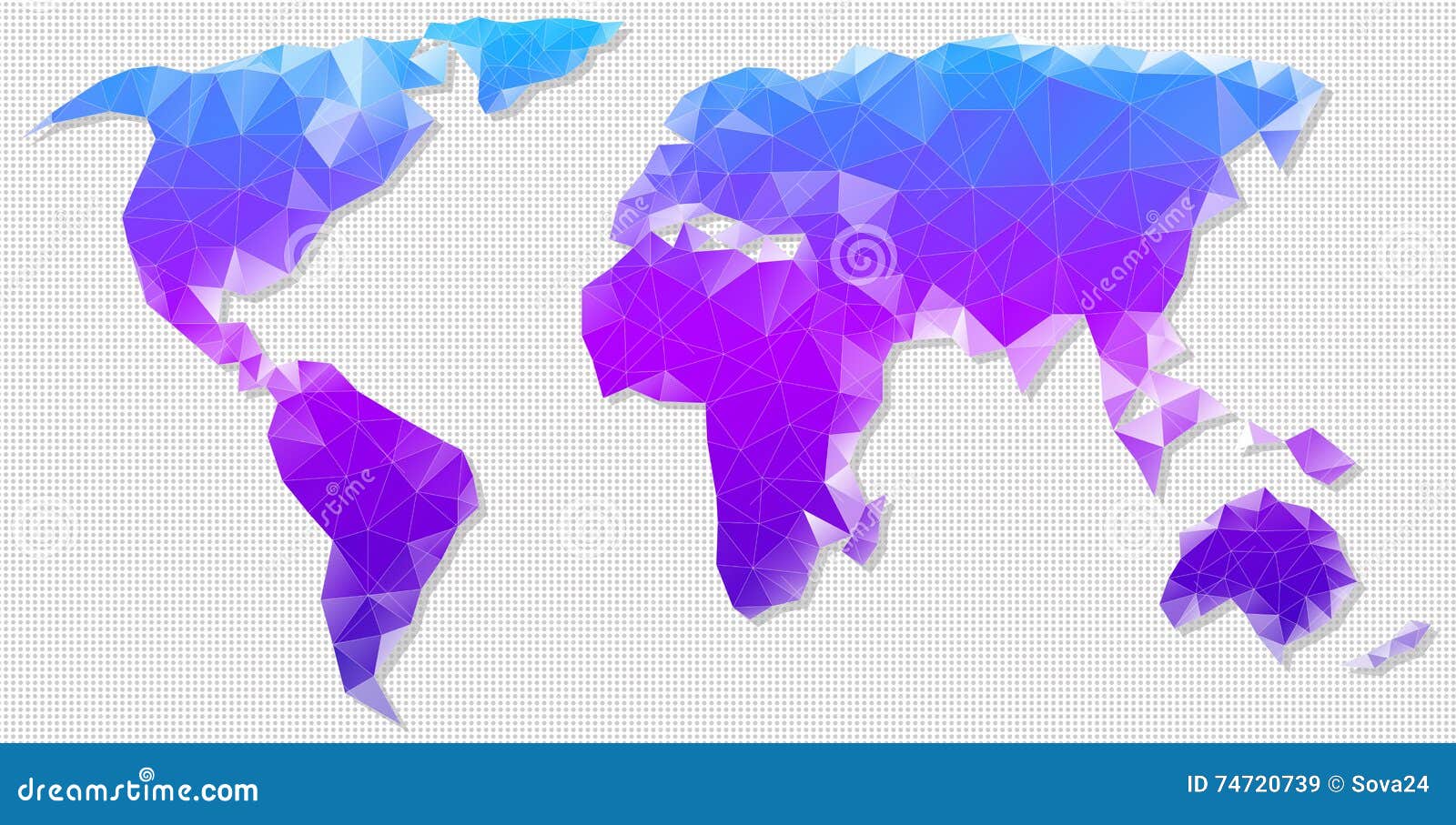 Vector Polygon Map of the World Stock Vector - Illustration of ... Vector Polygon Map of the World Stock Vector - Illustration of ...