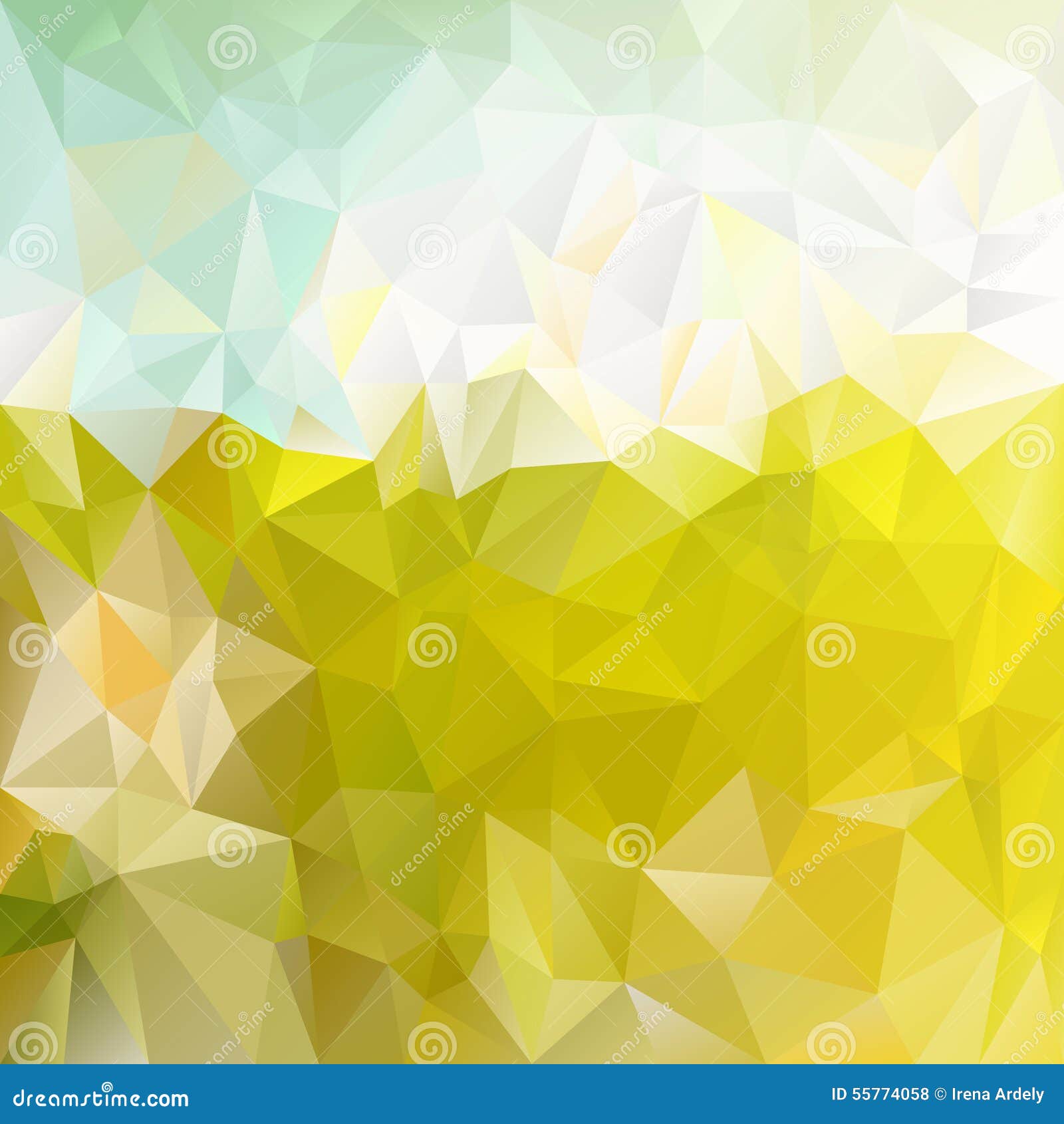 Tessellations In Green, Orange, Black Colors Generated Digitally And ...