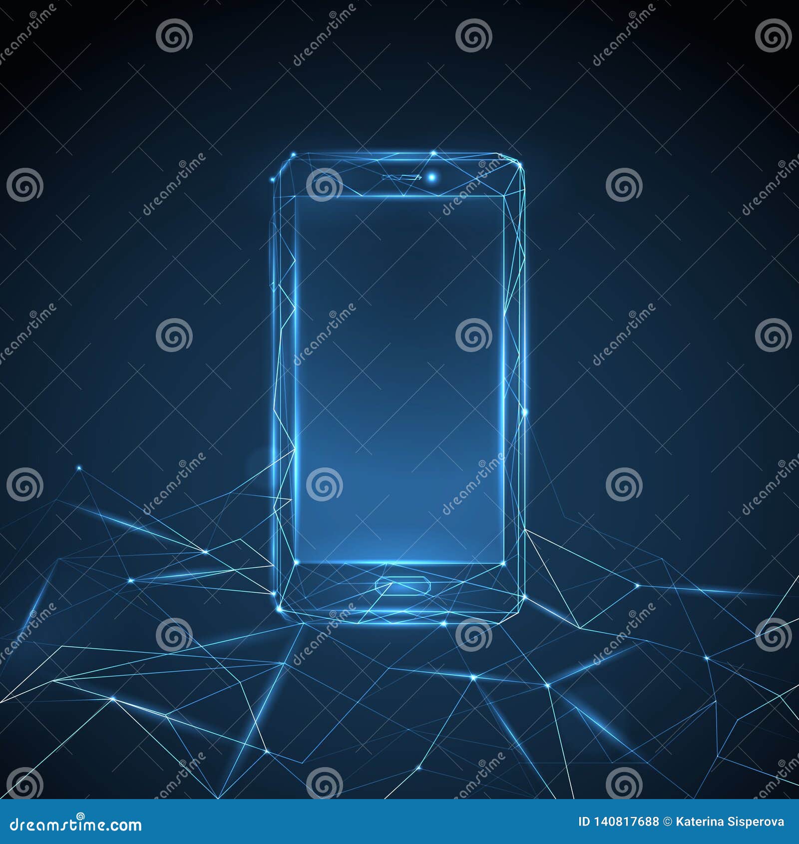 Wireframe UI Kit For Smartphone. Mobile App UX Design. New OS ...