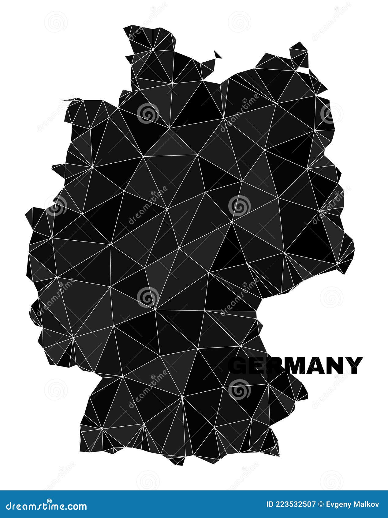 Triangulated Germany Stock Illustrations – 5 Triangulated Germany Stock ...