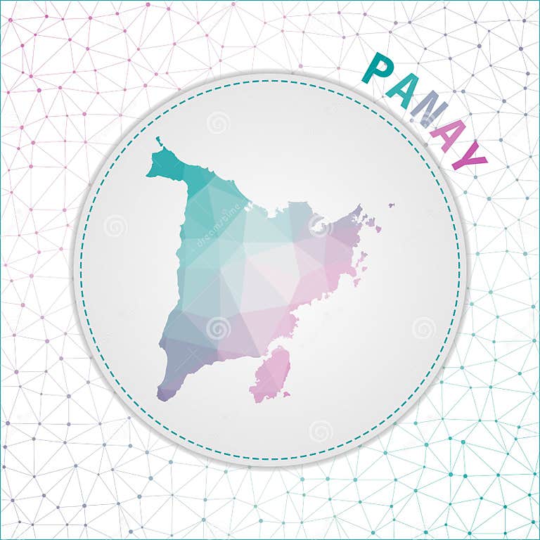 Vector Polygonal Panay Map. Stock Vector - Illustration of filipino ...