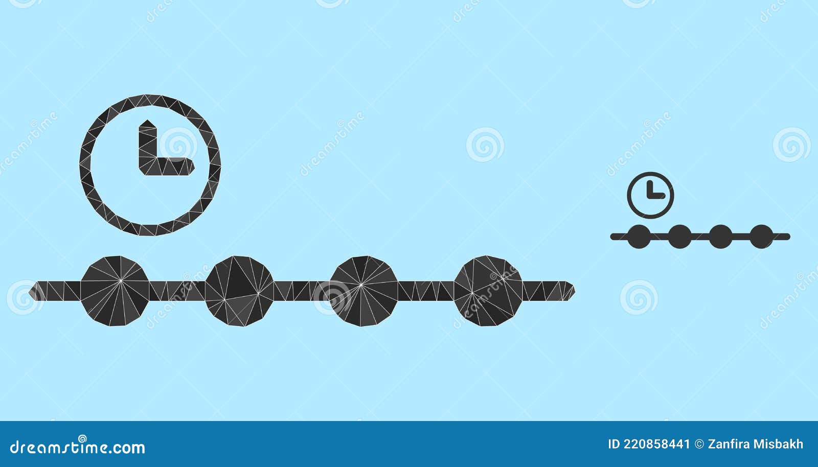 Timeline Icon In Trendy Design Style. Timeline Icon Isolated On White ...