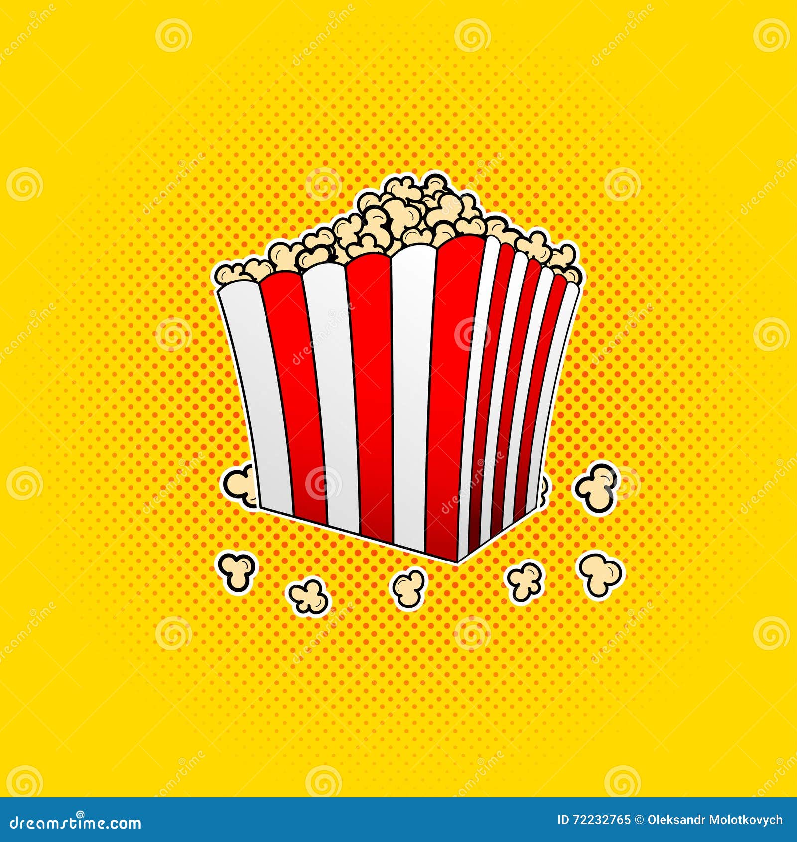 Vector Set Of Popcorn Buckets | CartoonDealer.com #223183645