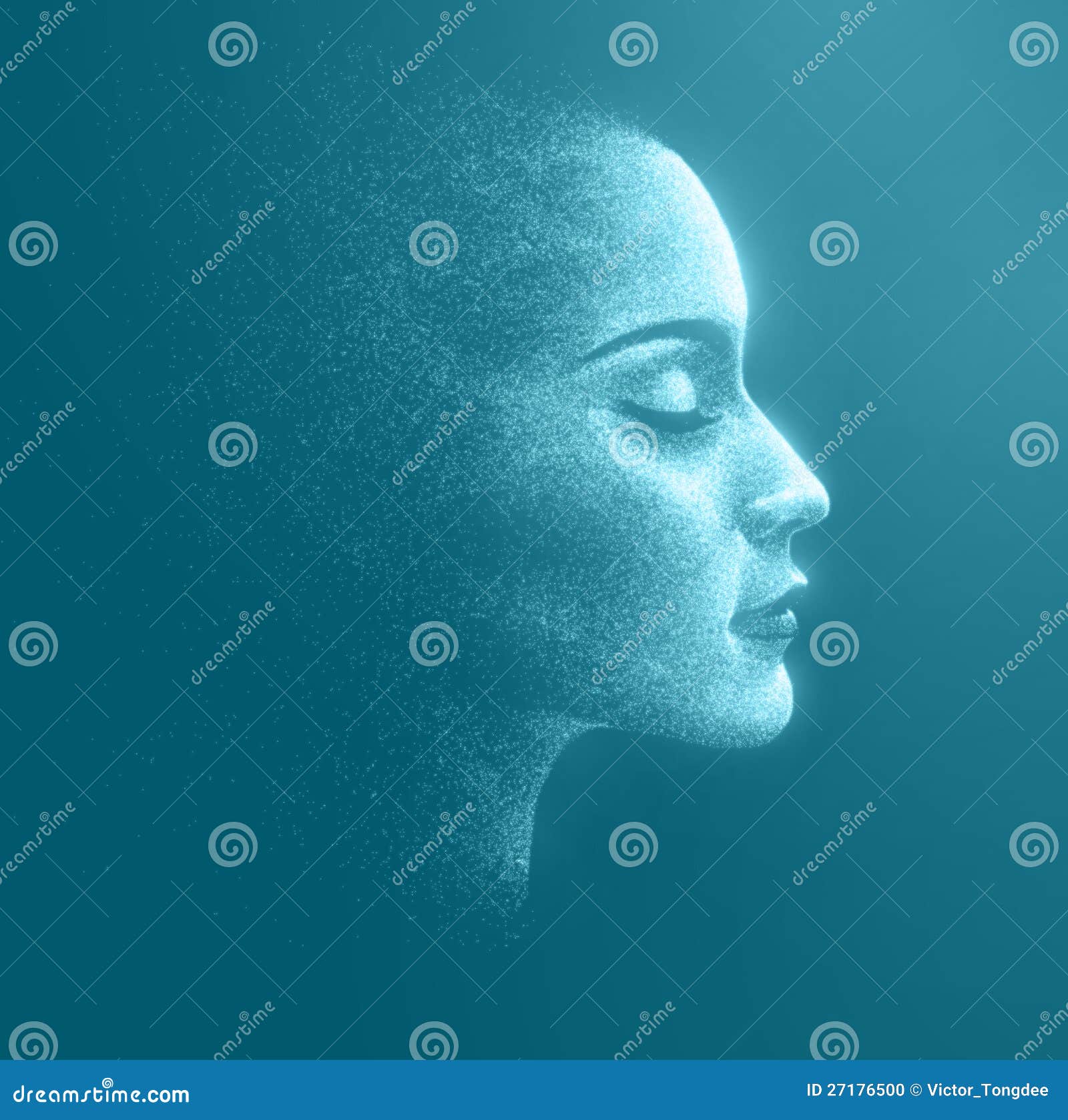 Vector portrait stock vector. Illustration of concept - 27176500