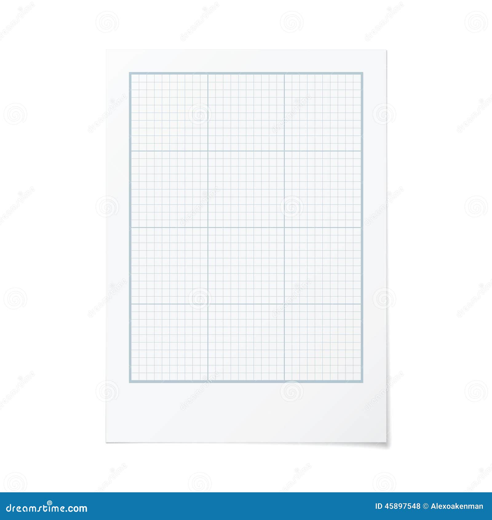 Vector Portrait Orientation Engineering Graph Paper Stock Vector ...