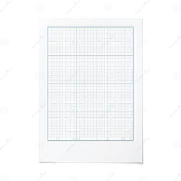 Vector Portrait Orientation Engineering Graph Paper Stock Vector ...