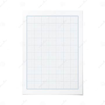 Vector Portrait Orientation Engineering Graph Paper Stock Vector ...