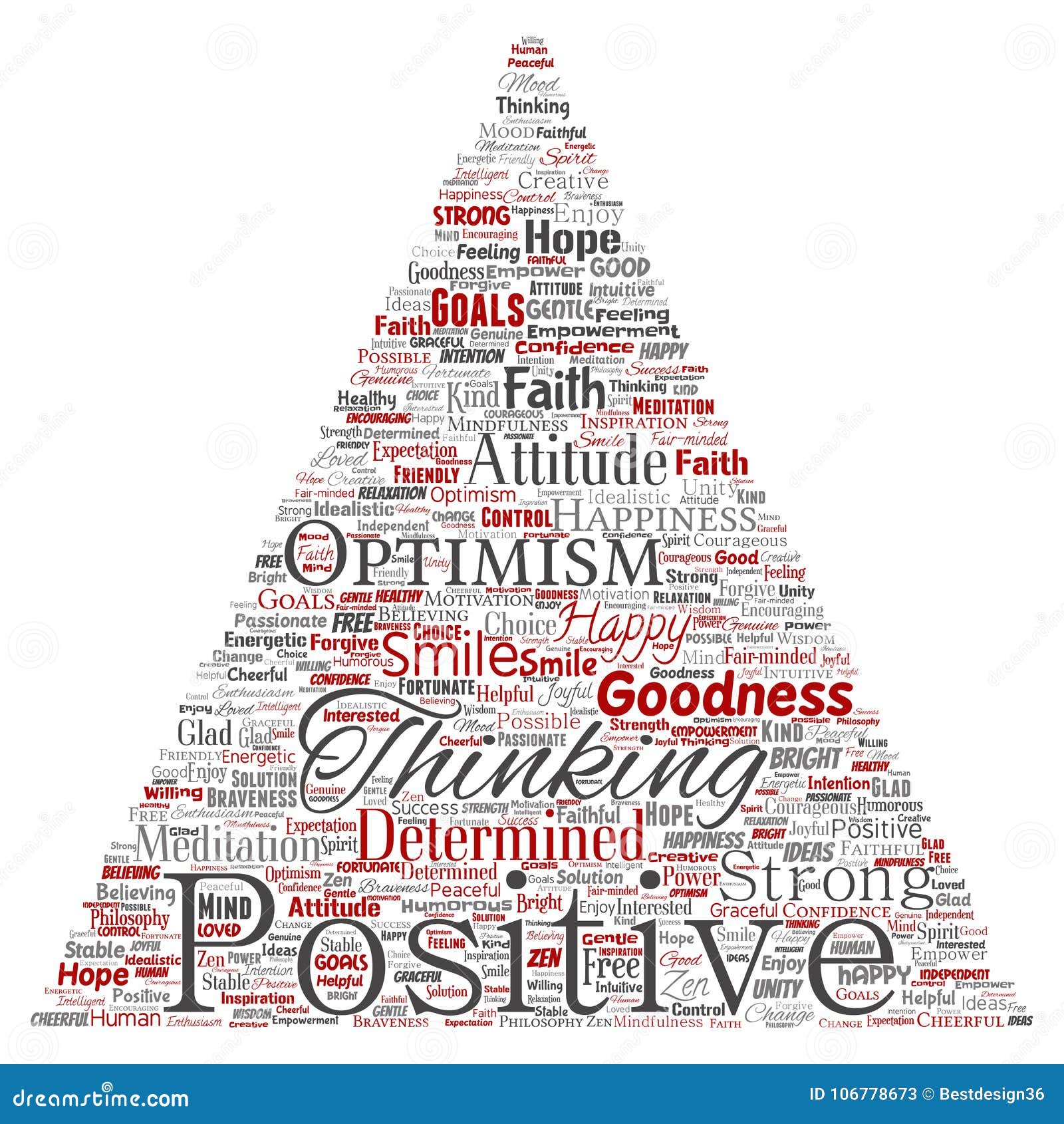 Vector Positive Thinking, Happy Strong Attitude Stock Vector ... Vector Positive Thinking, Happy Strong Attitude Stock Vector ...
