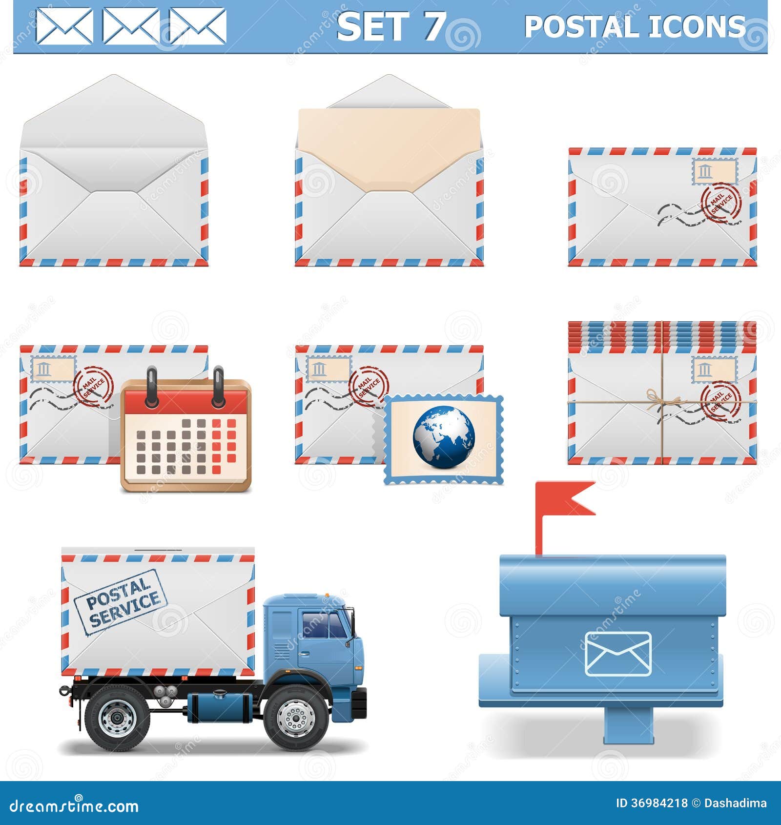 3d Man In Vector With Postal Envelope | CartoonDealer.com #23003643