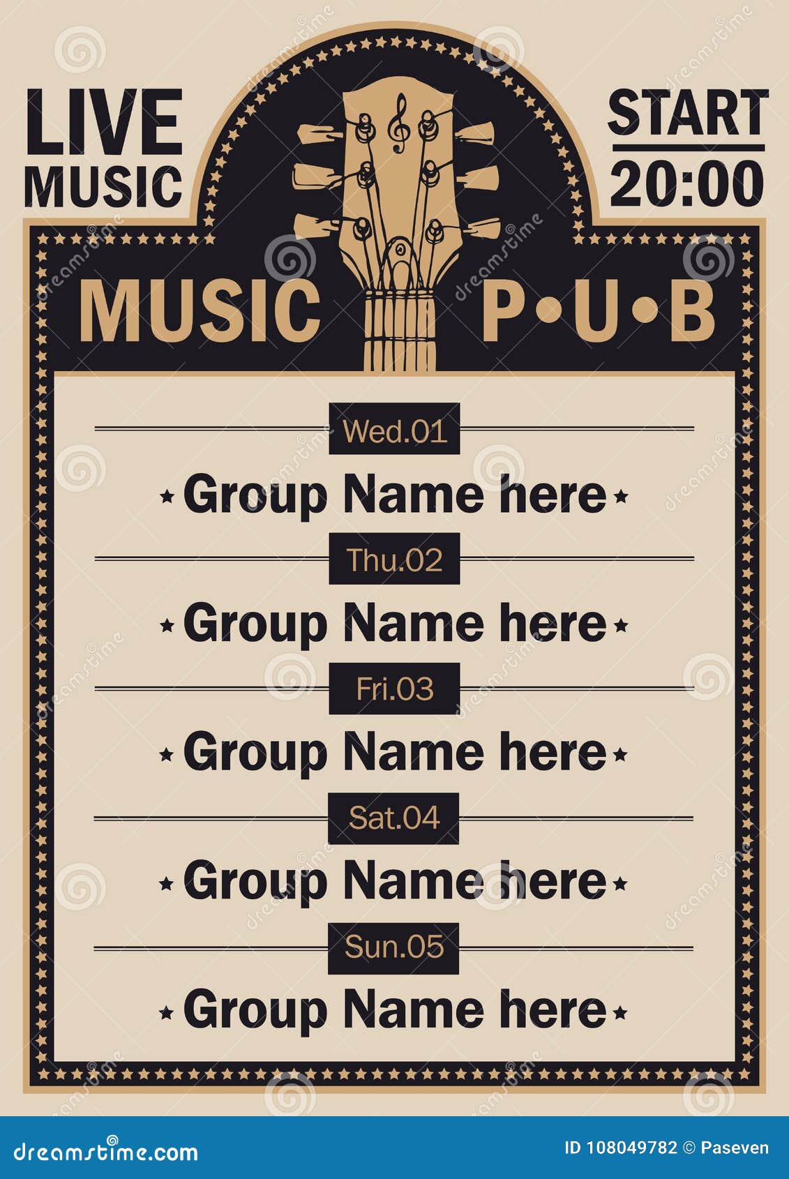 Classic Rock Music List Stock Illustrations – 8 Classic Rock Music List ...
