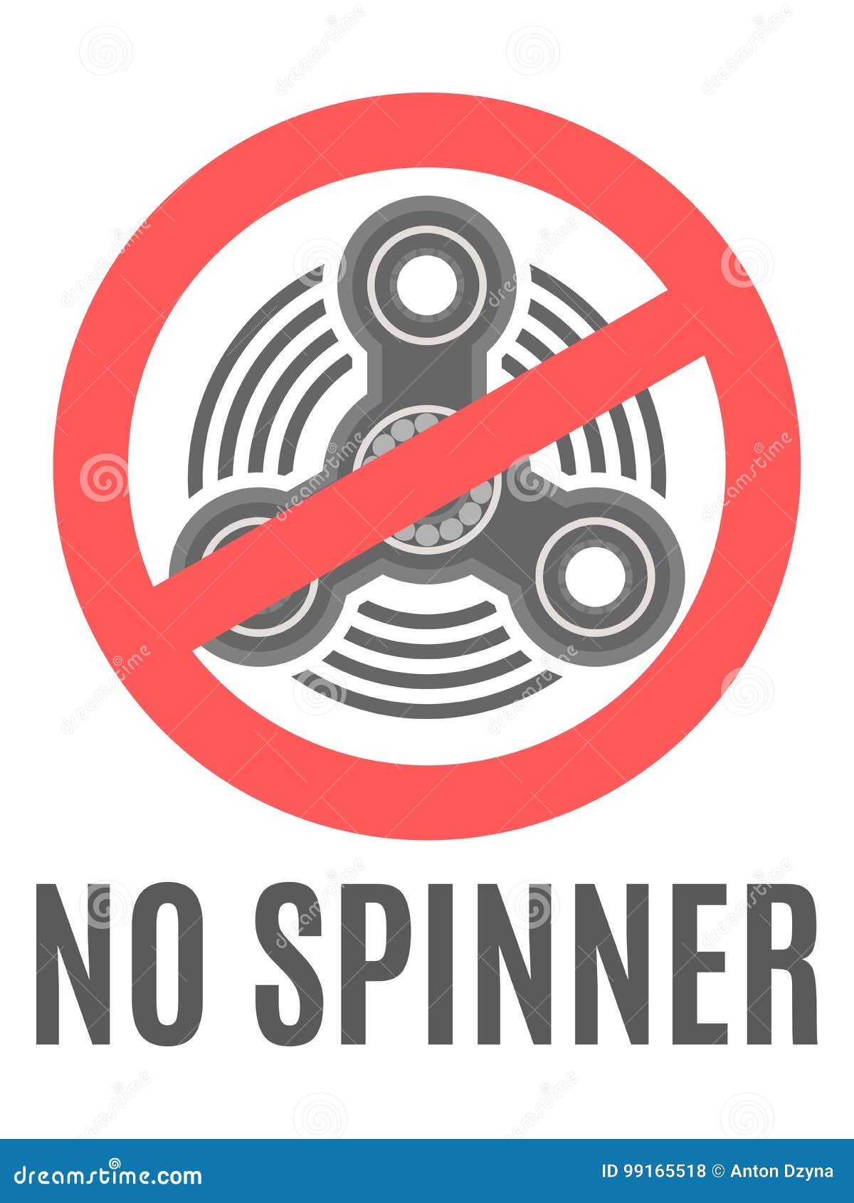 Vector Poster Use a Spinner at Work in the Office Stock Vector ...