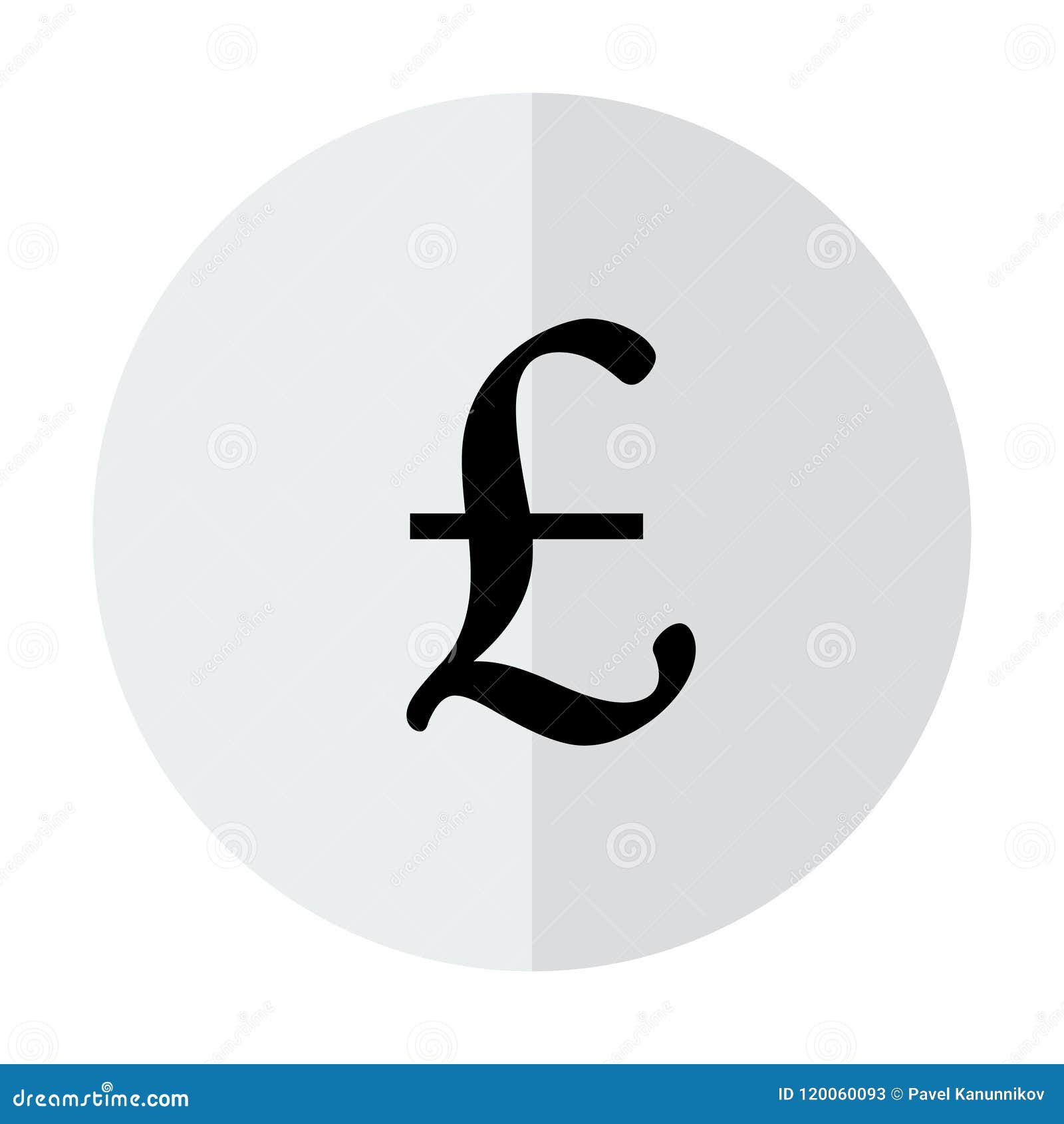Vector Pound sign stock vector. Illustration of economy - 120060093
