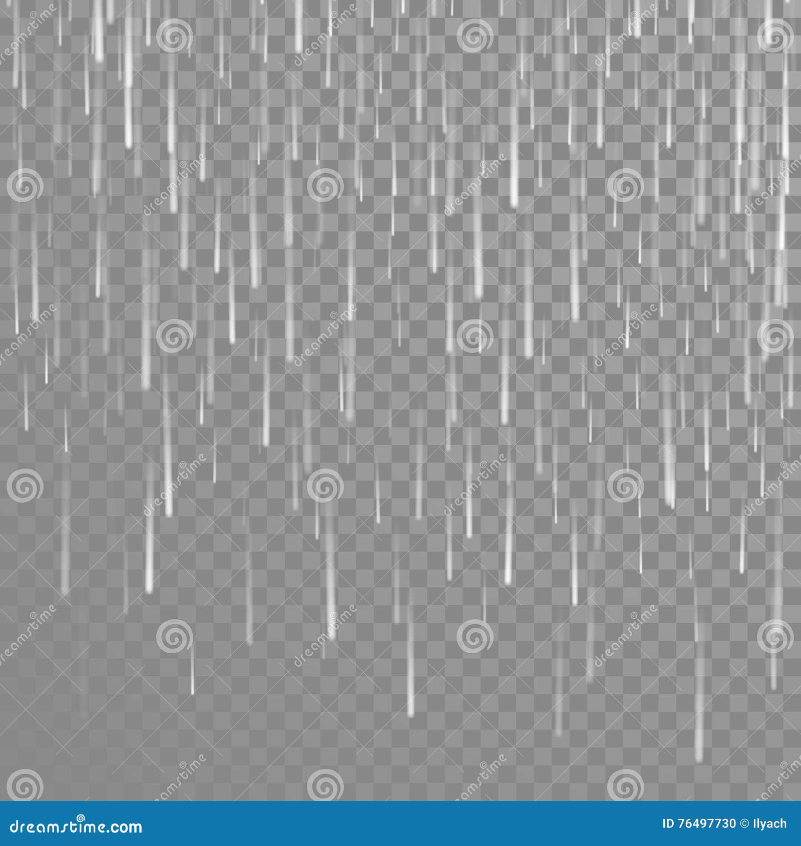Rain Drops Vector