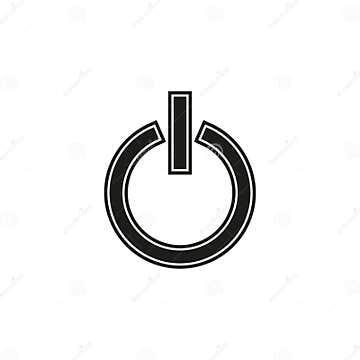 Vector Power Button, Start Technology Symbol - Switch Off Sign Stock ...
