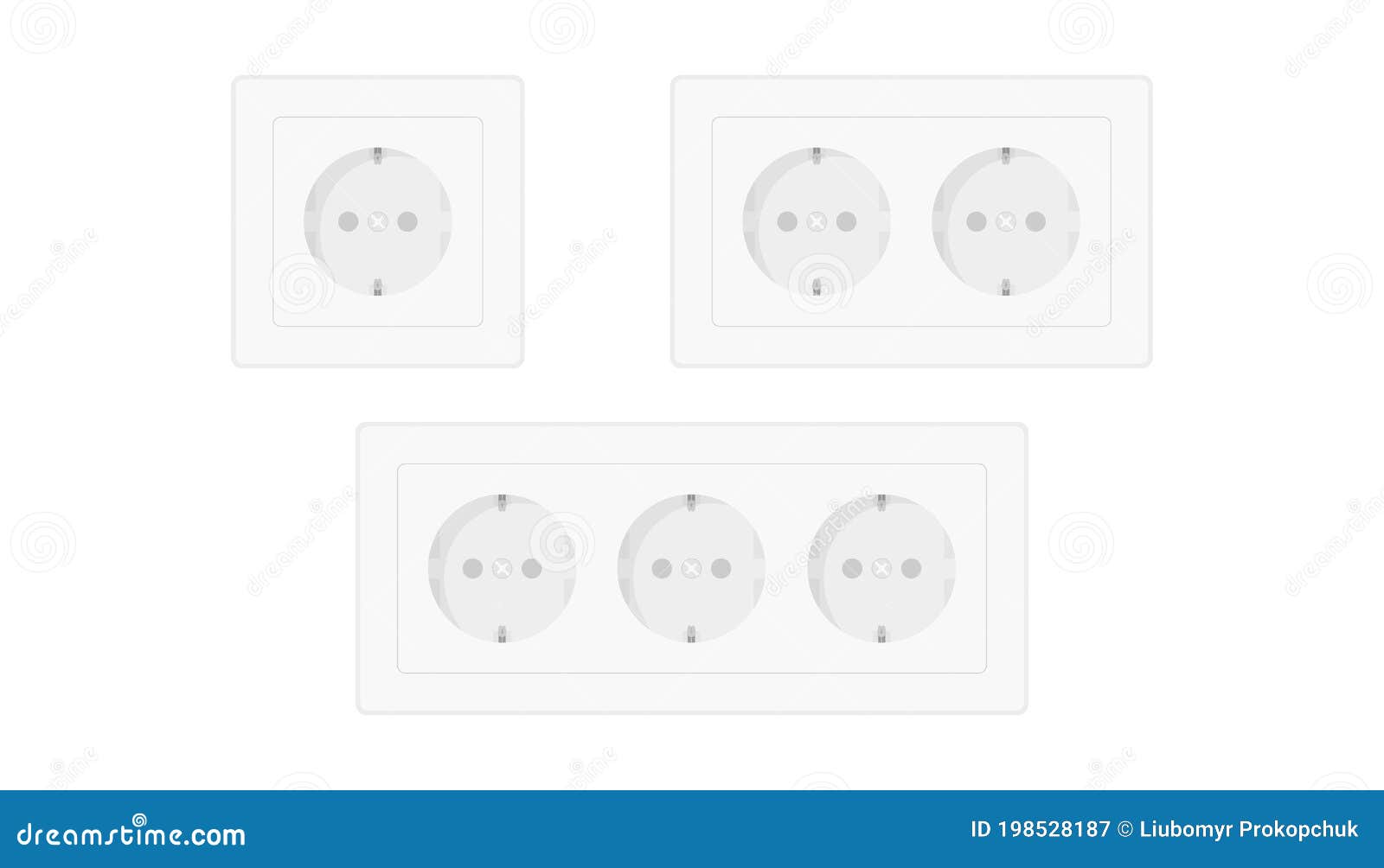 Vector Power Socket. Vector Illustration Stock Vector - Illustration of ...